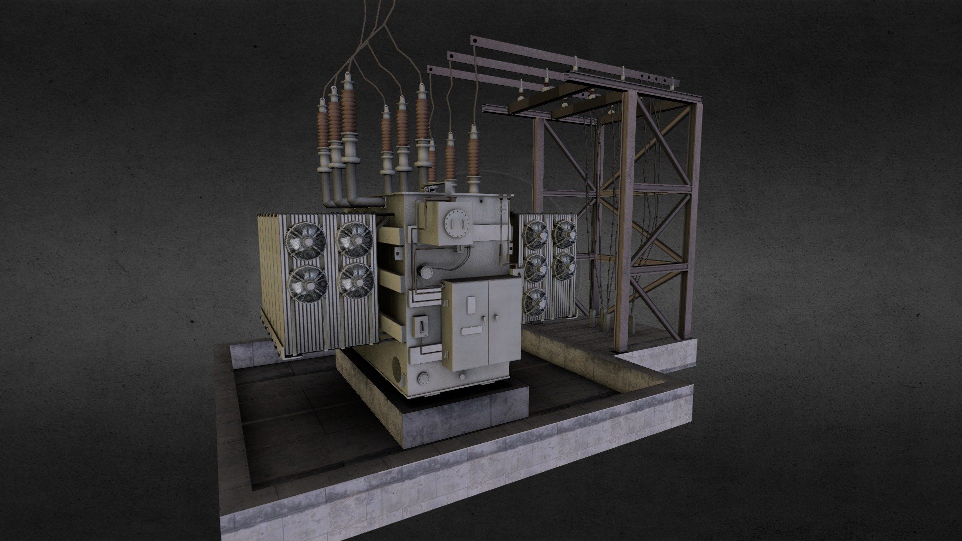 Switchyard_model - 3D model by vikas3dfreelancer [83f71a1] - Sketchfab