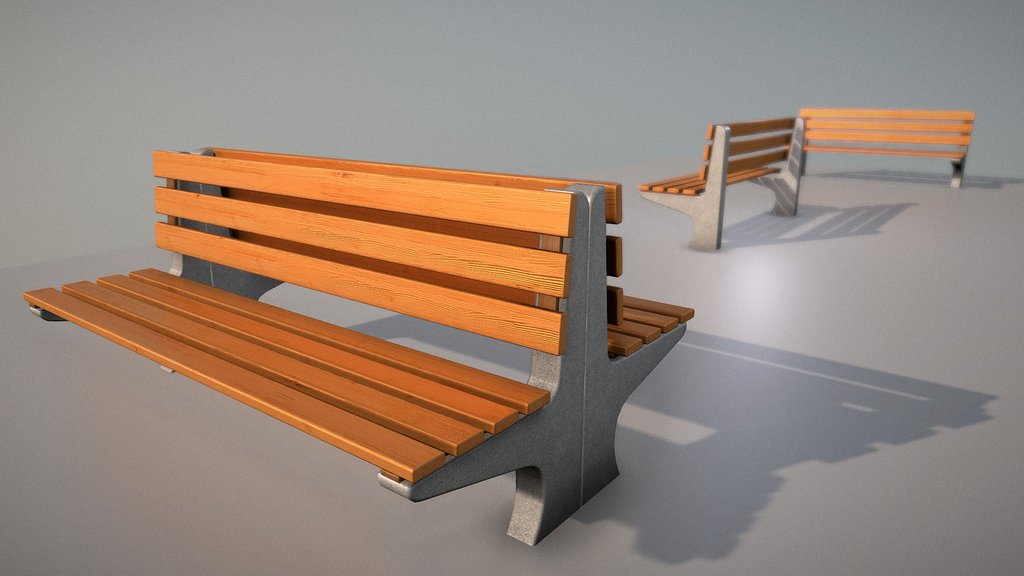 Seating_Bench - A 3D model collection by lexset - Sketchfab