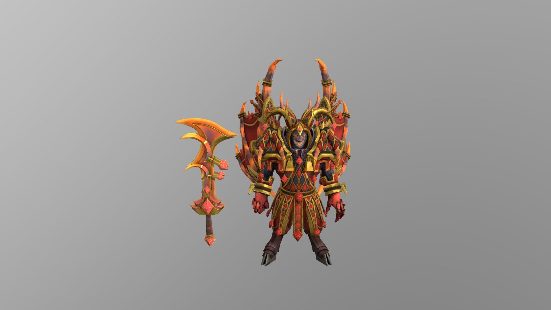 The scarlet jester - 3D model by dobirman11111 [83fbdfc] - Sketchfab