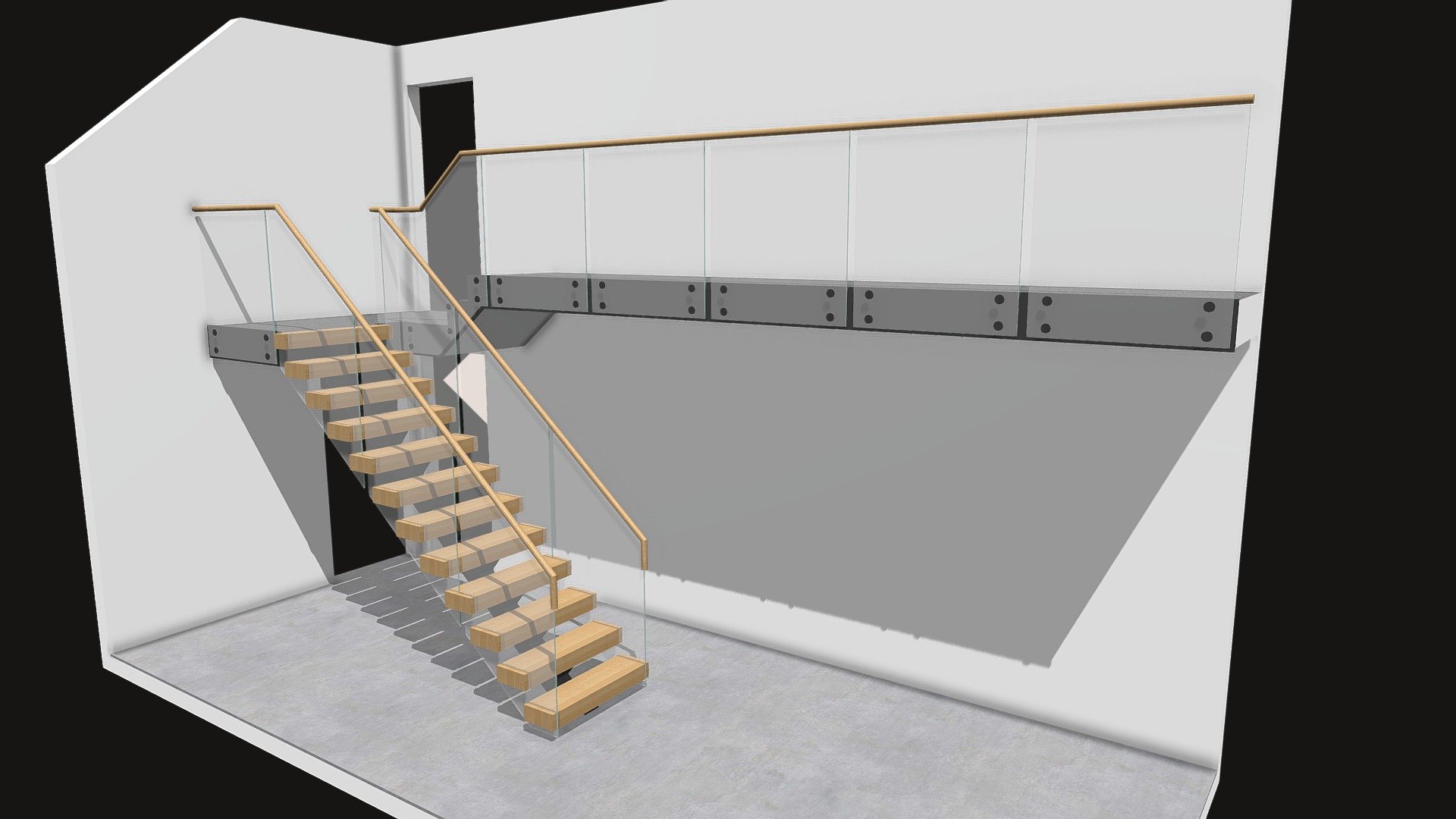 Simpson - Staircase Design - 3D model by The Metal Staircase Company ...