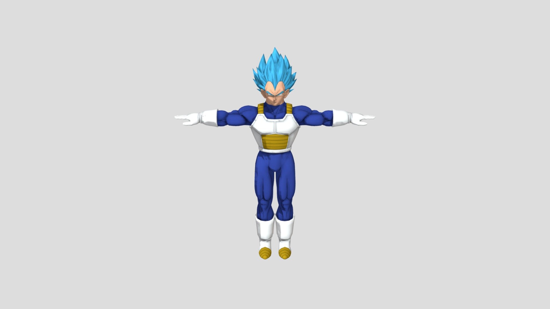 vegeta blue - Download Free 3D model by gabrieel22 [83fc263] - Sketchfab