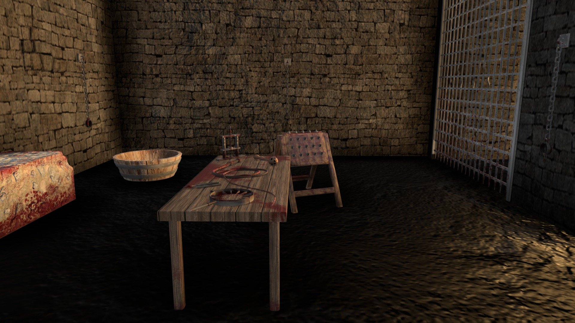 Prison Cell - 3D model by Jeruzalen Elizondo (@JerrBear53) [83fc403 ...