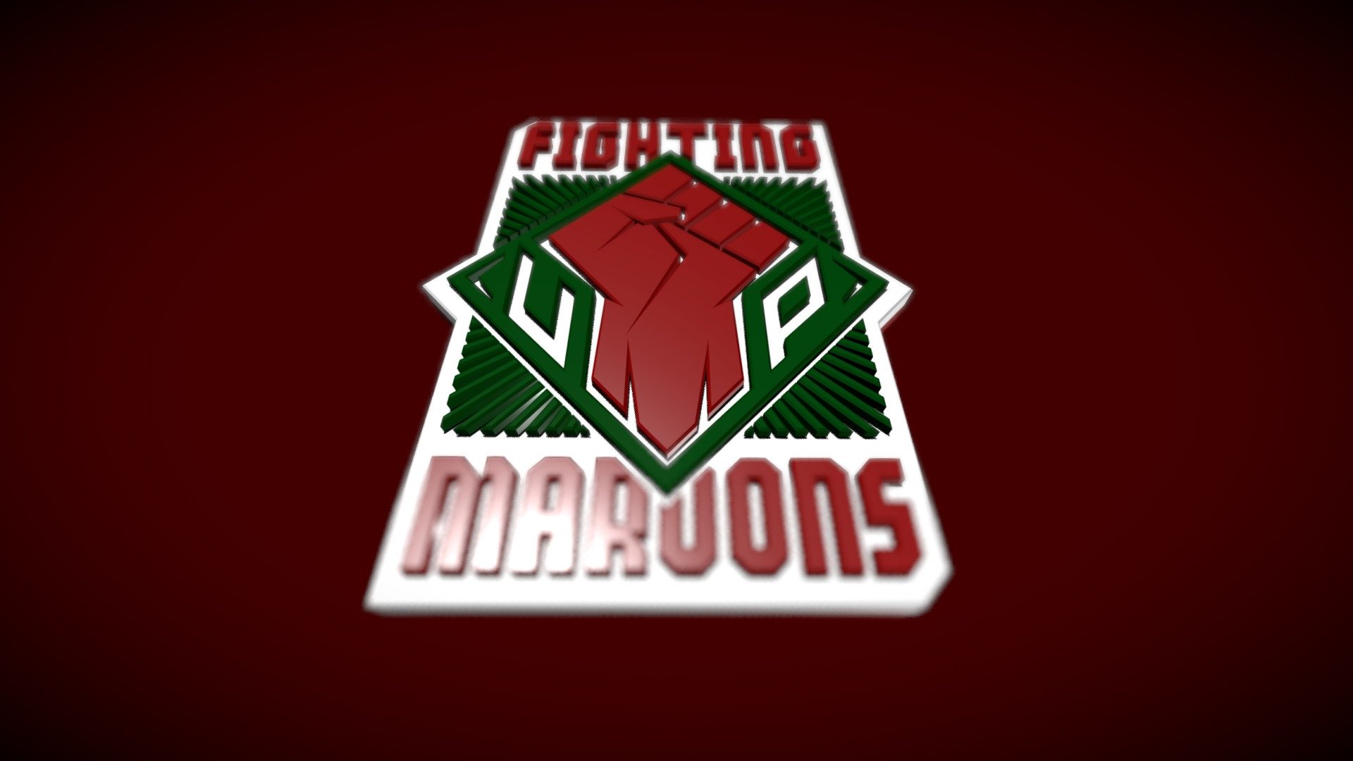 UP FIGHTING MAROONS - 3D model by diegh [83fcc1c] - Sketchfab