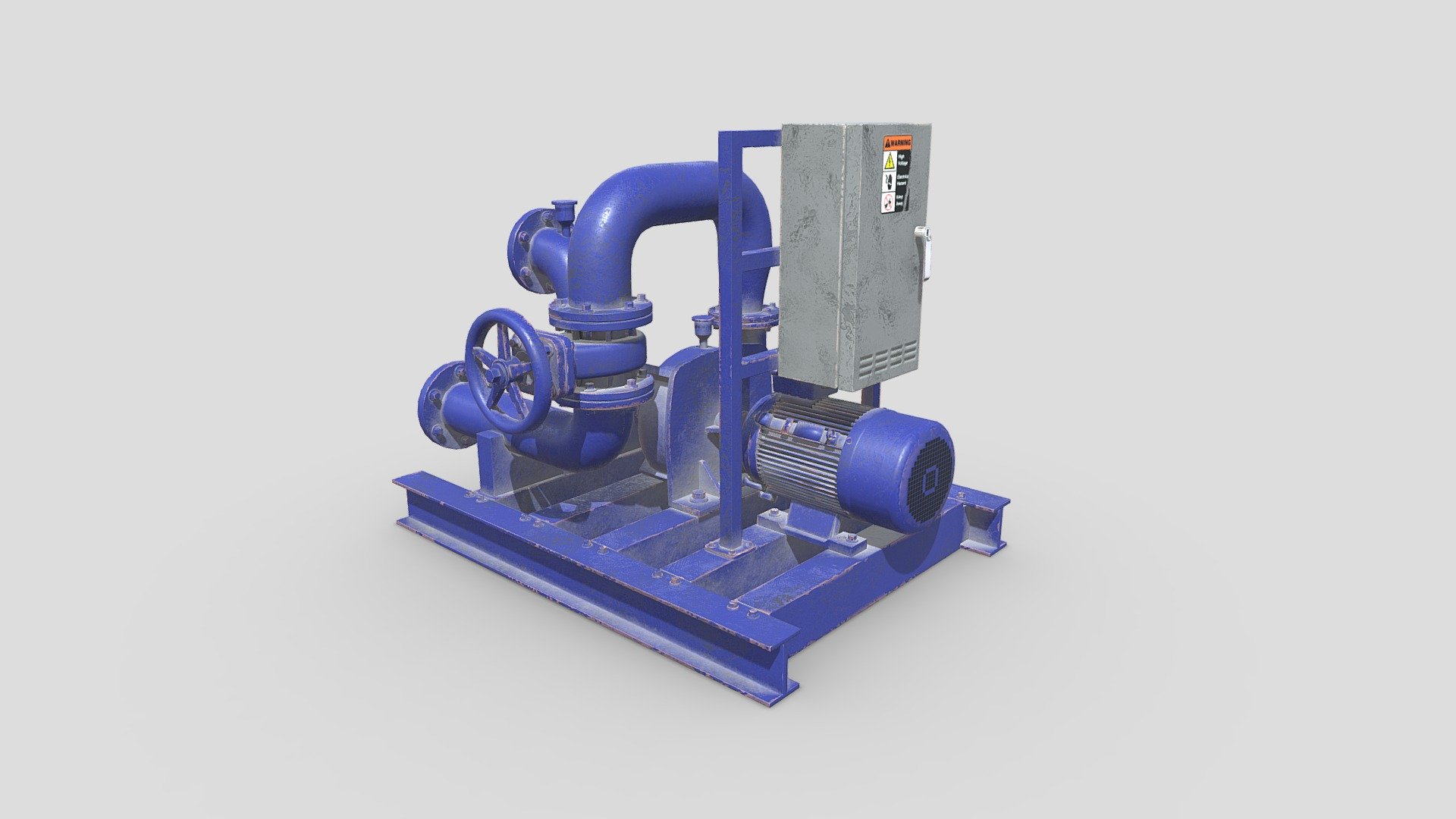 Water Pump - Buy Royalty Free 3D model by ChakkitPP [83fdd11 ...