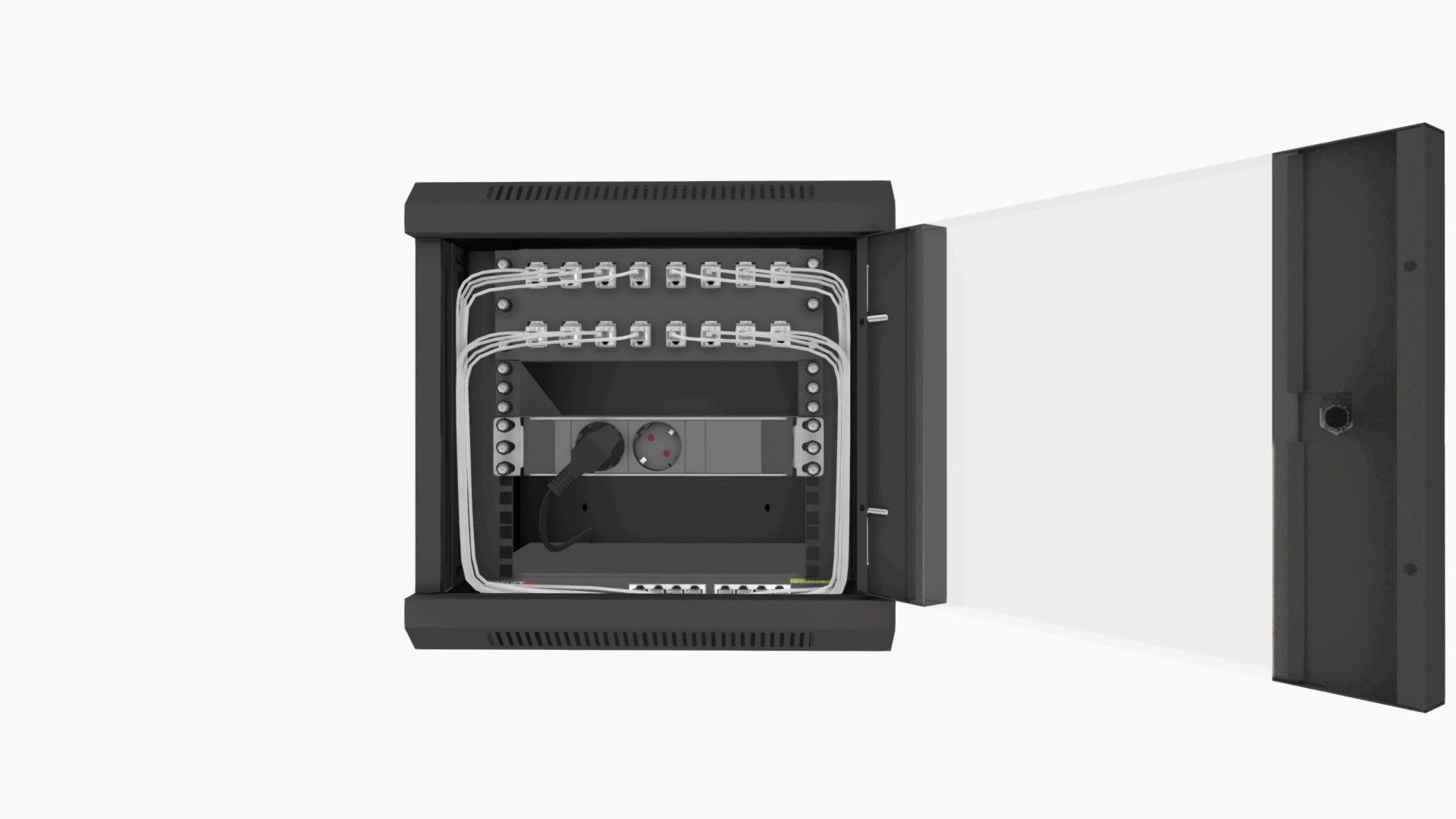 OPENETICS - Kit Mini Rack 6U - Cat. 6A UTP - 3D model by OPENETICS ...