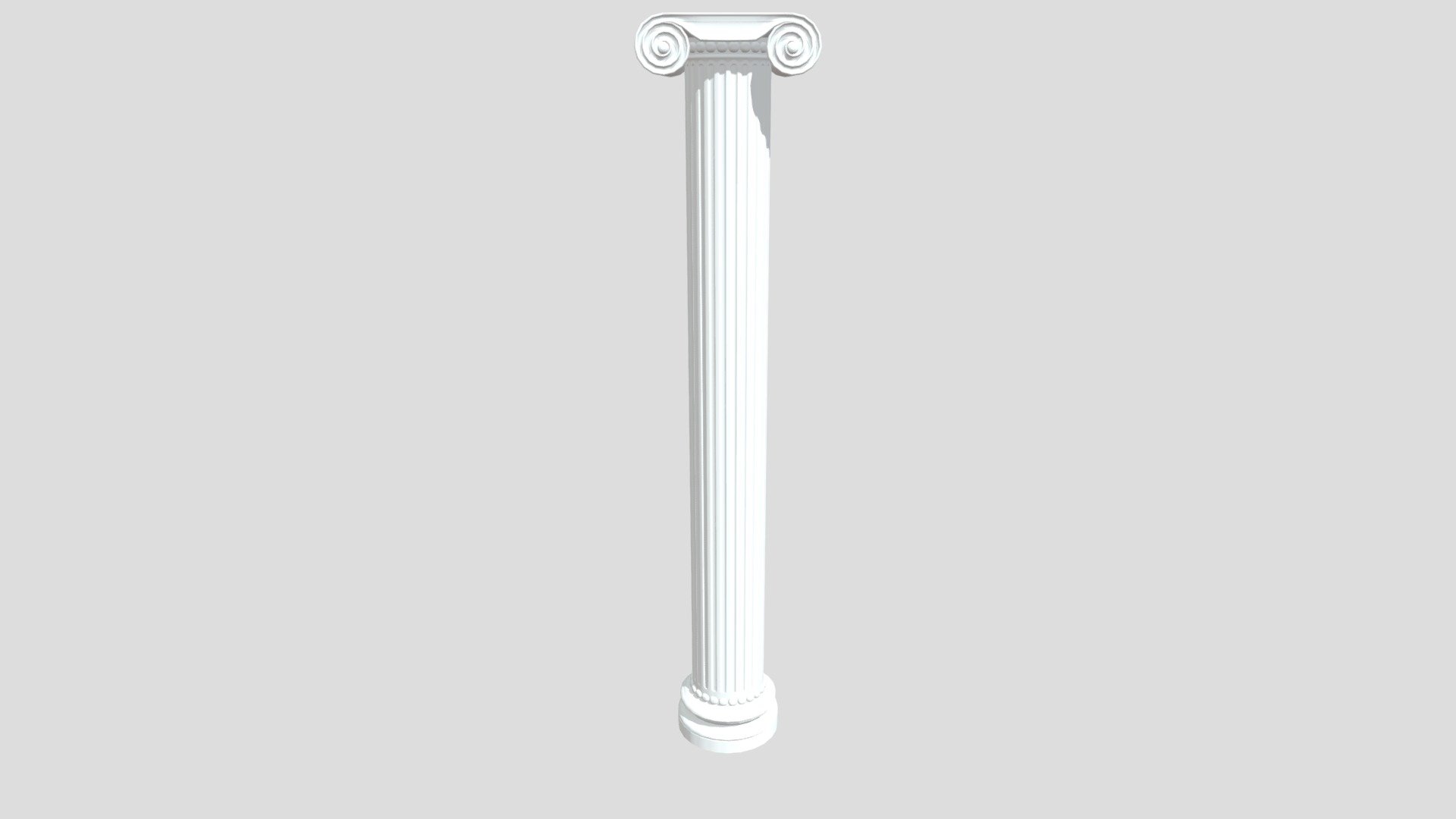 Ionian Column - Download Free 3D model by pineapplecrispy [83fe8a4 ...