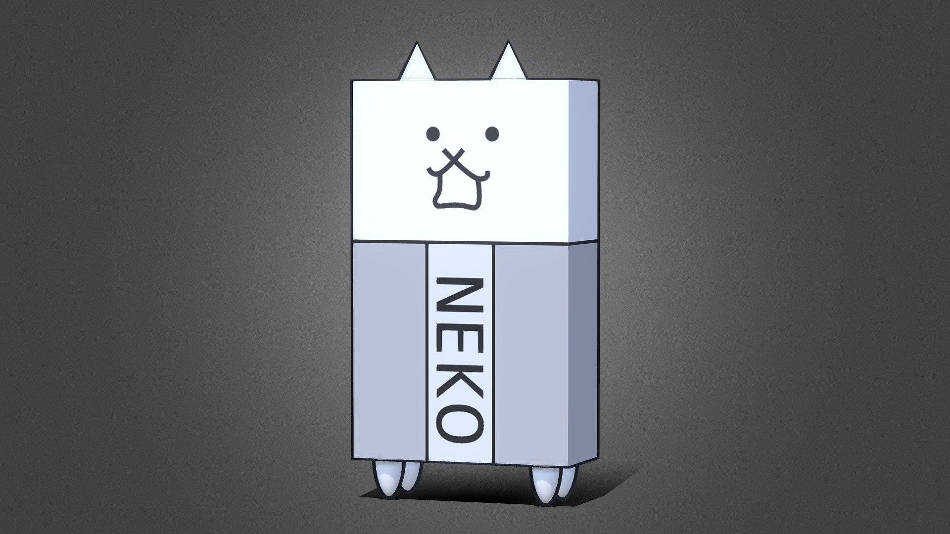 The Battle Cats - Eraser Cat - Download Free 3D model by Tepobeso ...