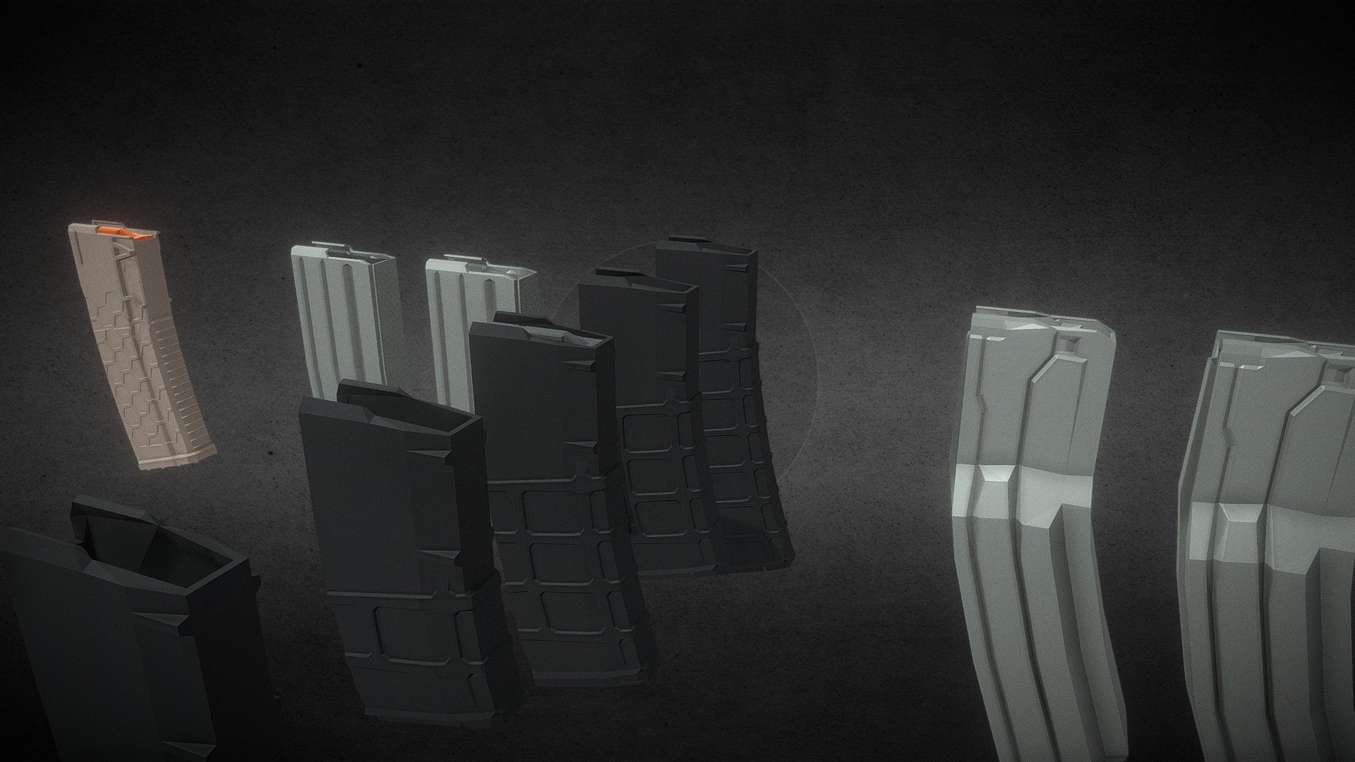 Low-poly Ar magazines - 3D model by TWORKS (@trbrick) [8400b67] - Sketchfab
