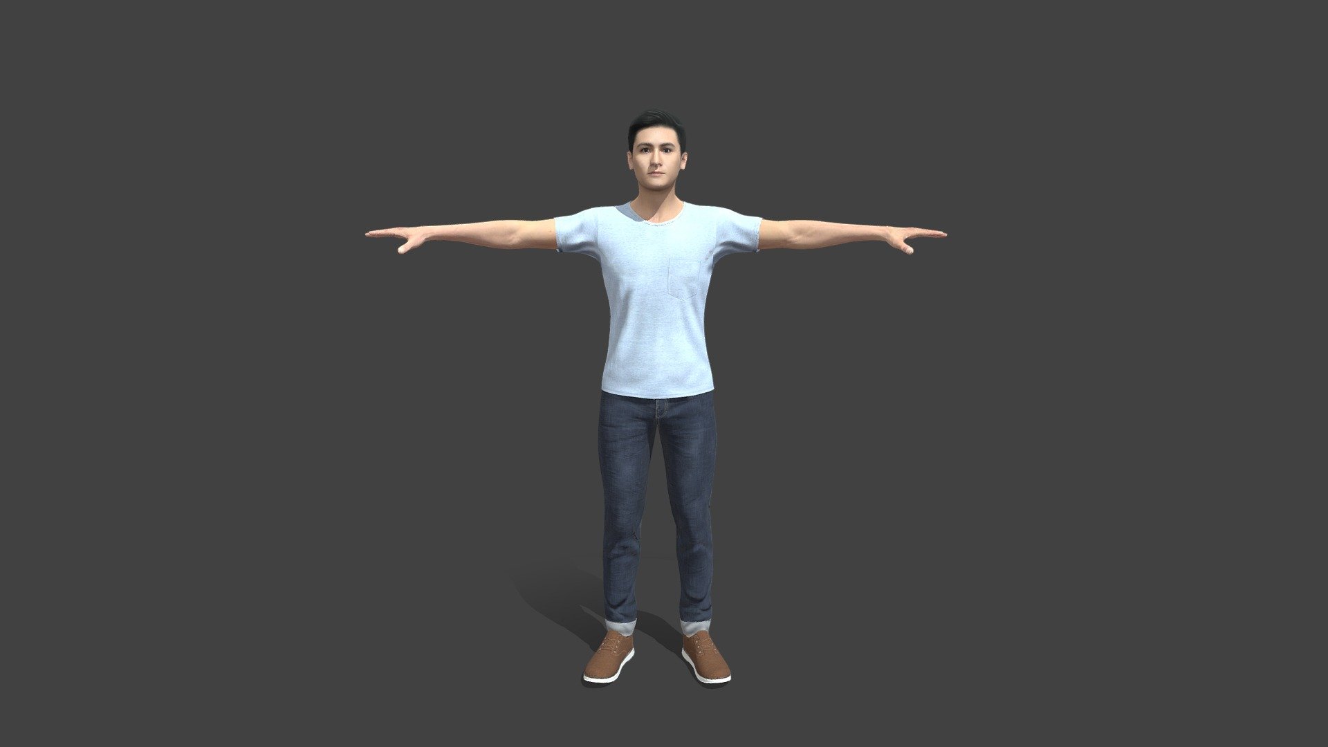 Standing Man - Download Free 3D model by zhuoyi0904 [8401da7] - Sketchfab