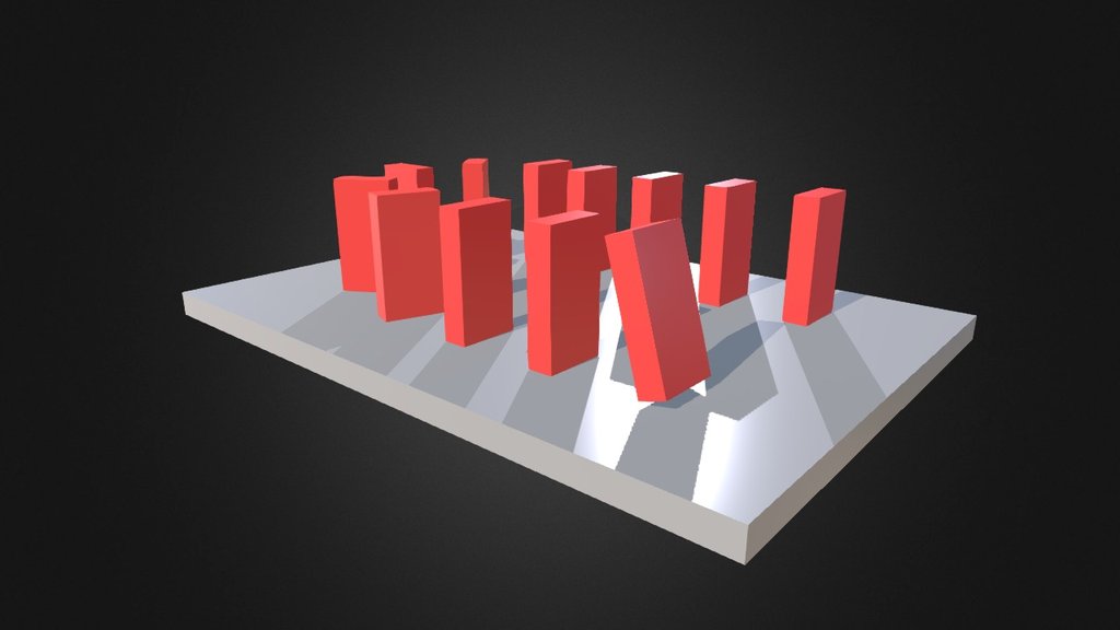 Domino - Animation - 3D model by antoniorafanelli [8402bb0] - Sketchfab