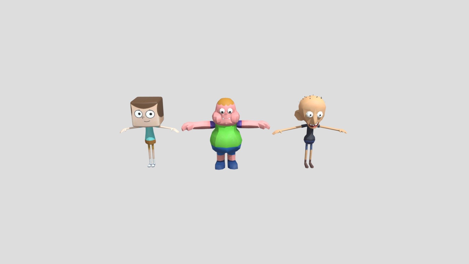 Clarence Characters - Download Free 3D model by Jamessmartguy ...