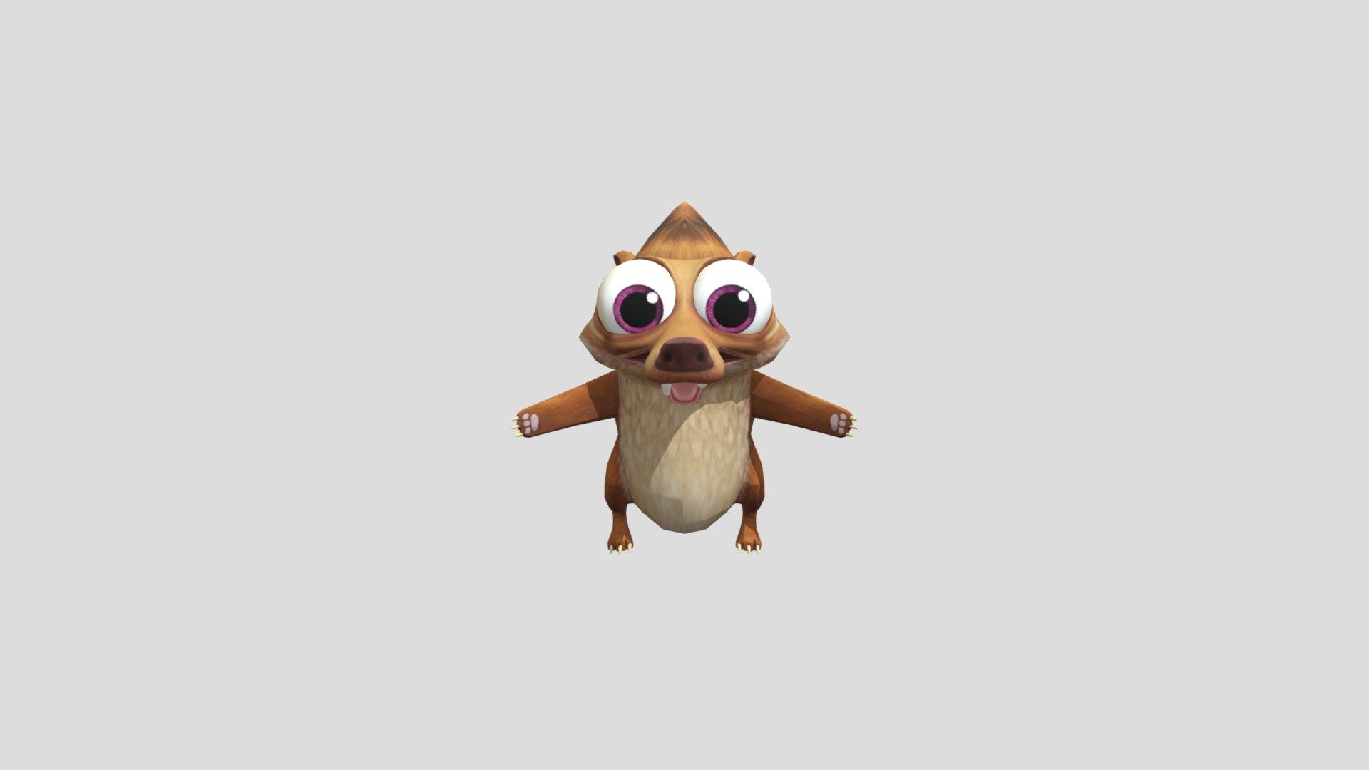 Baby Scrat (Ice Age) - Download Free 3D model by Guilherme Navarro ...