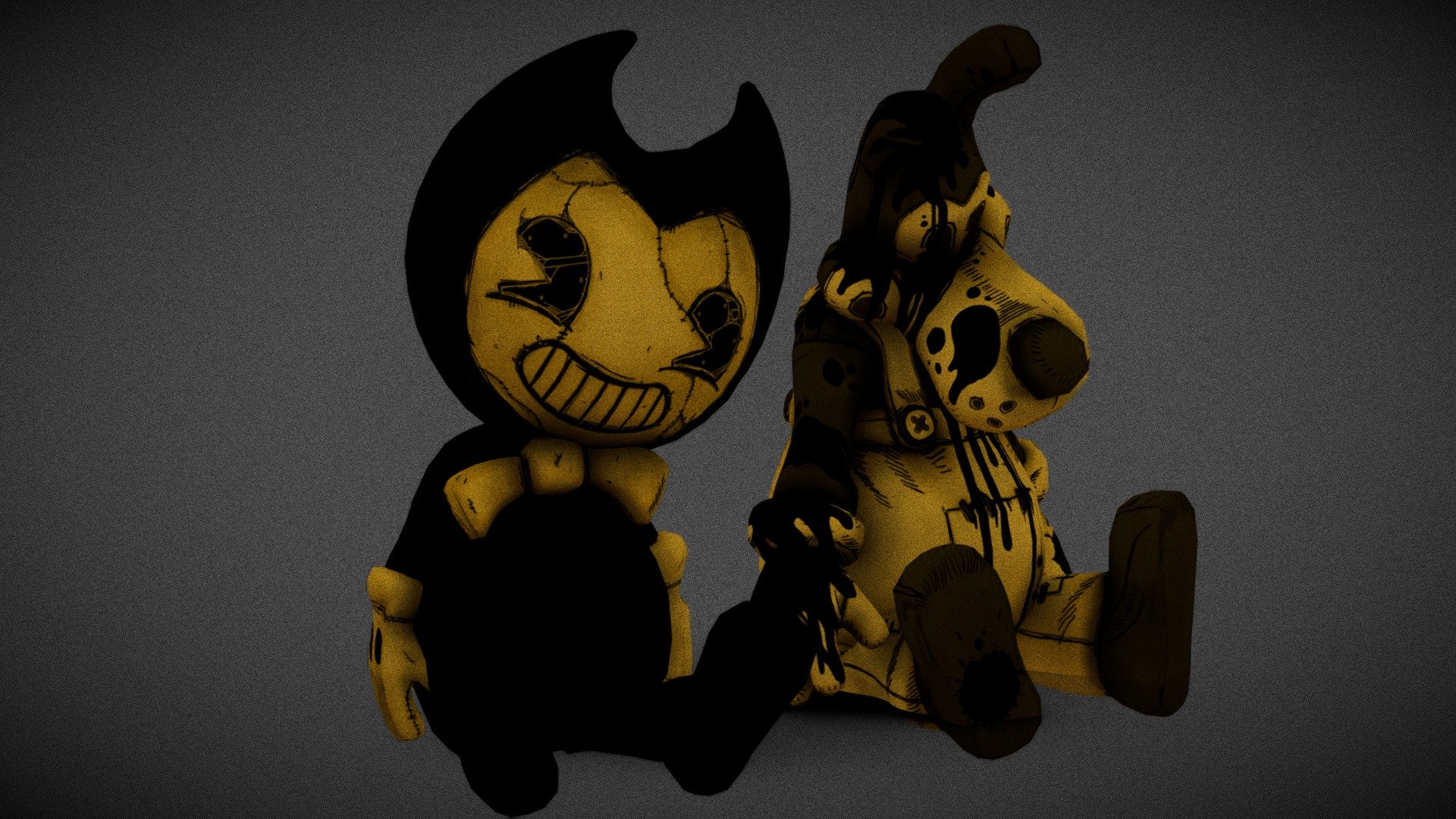 all plush form bendy and the dark revival - Download Free 3D model by ...