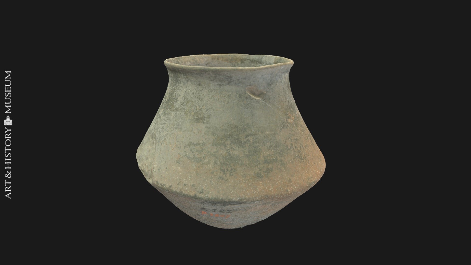 Carinated vase with flaring rim - PG.2807.1102 - Download Free 3D model ...