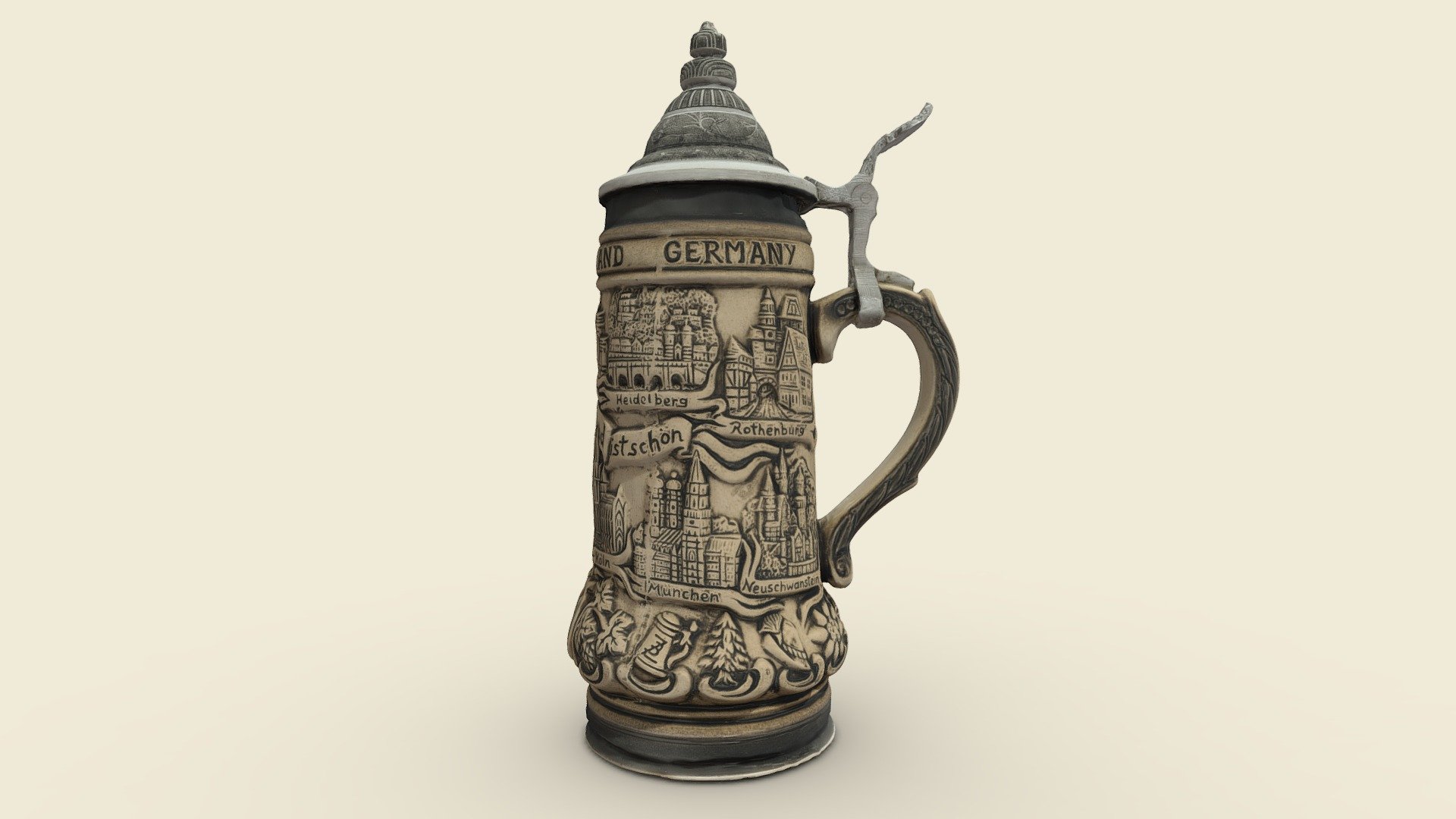German Stein - 3D model by Michael Camilo Saari (@MichaelCamiloSaari ...