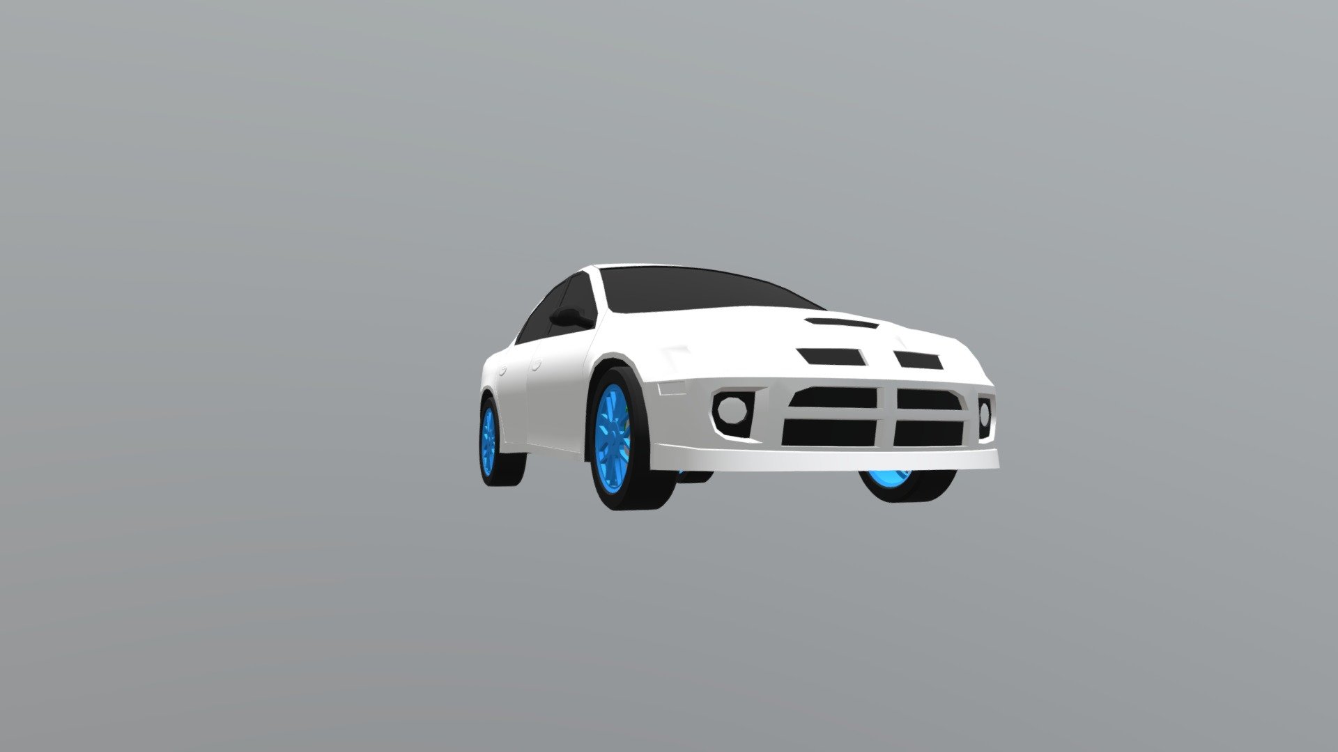 low-poly-dodge-neon - 3D model by s3575371 [8407547] - Sketchfab