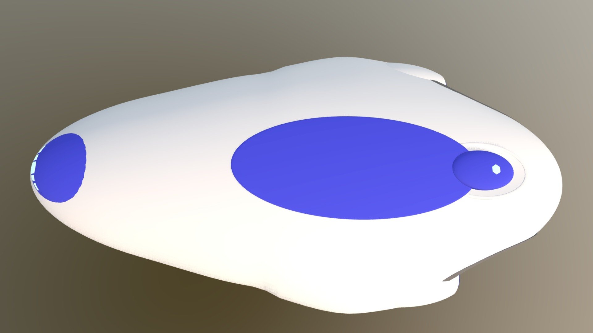Smooth Spacehship - 3D model by calicocody [84076c2] - Sketchfab