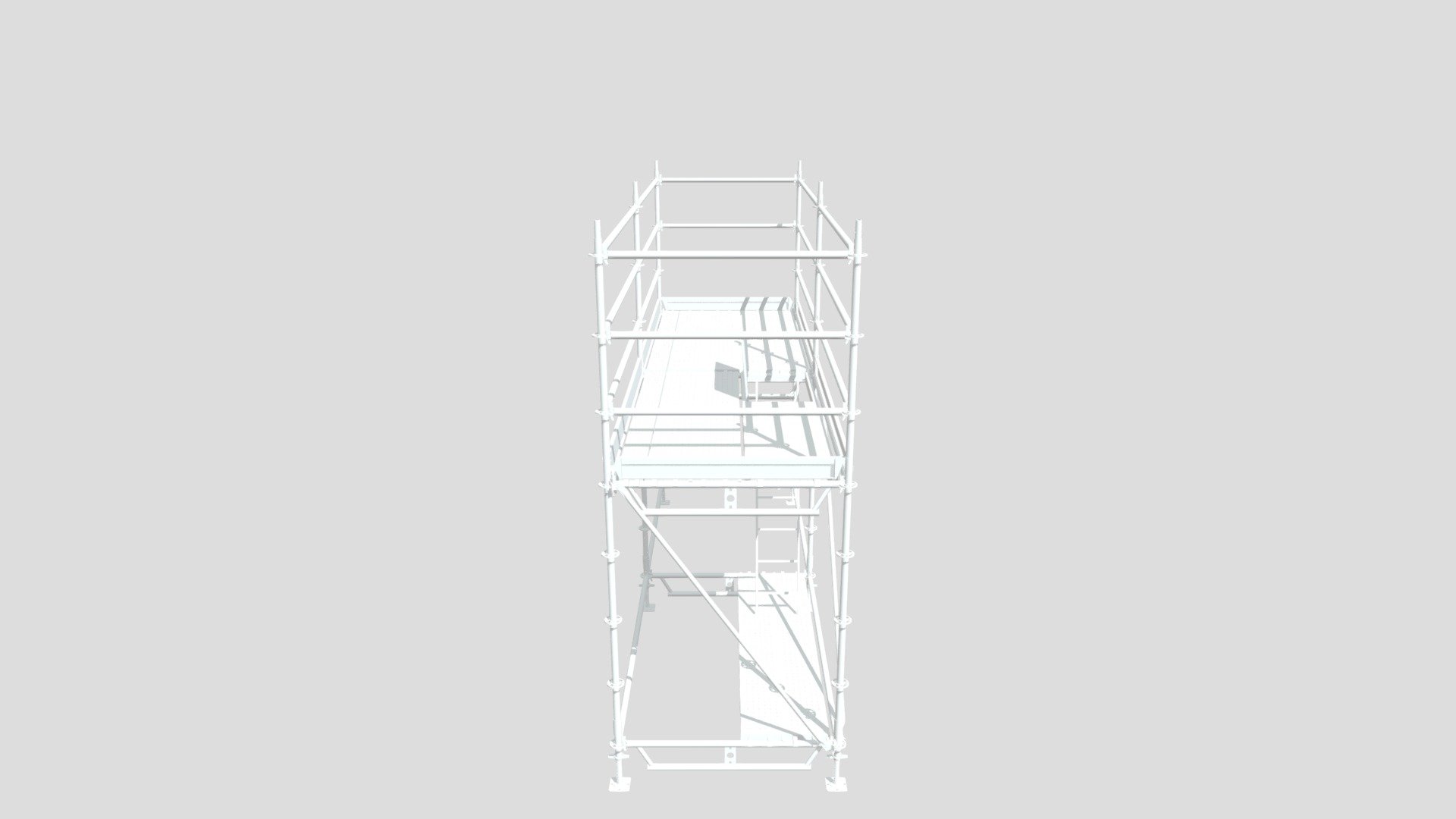 Ringlock Scaffolding With Hatch Scaffold Plank - 3D model by Scaffolding Manufacturer ...