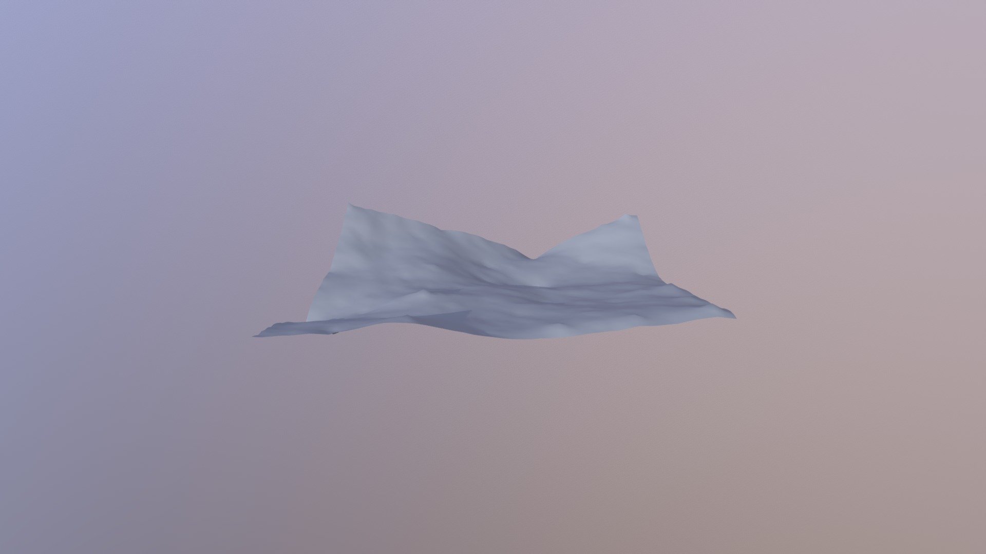 Fractal Landscape (smoothness = 1.5) - Download Free 3D model by ...