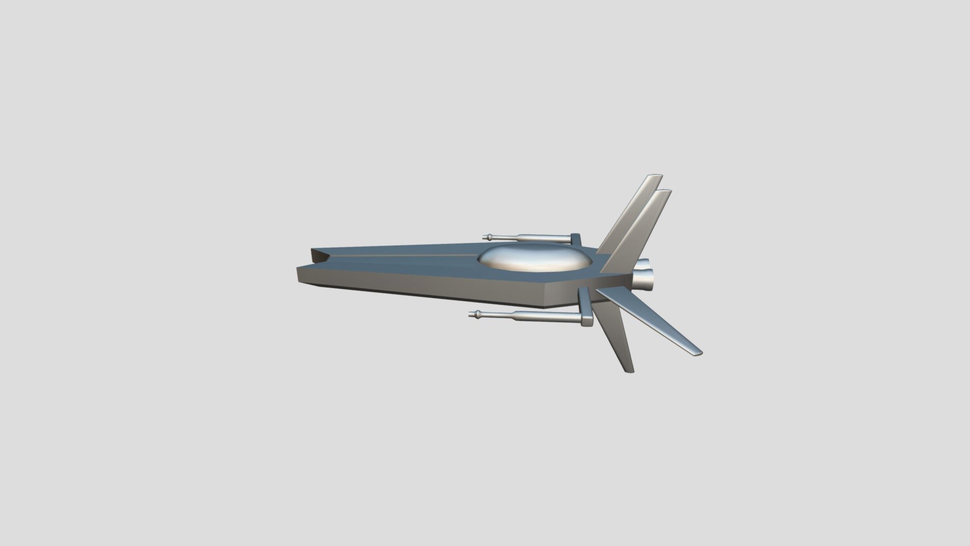 Starfighter Prototype - 3D model by zachwtaylor [840b6d7] - Sketchfab