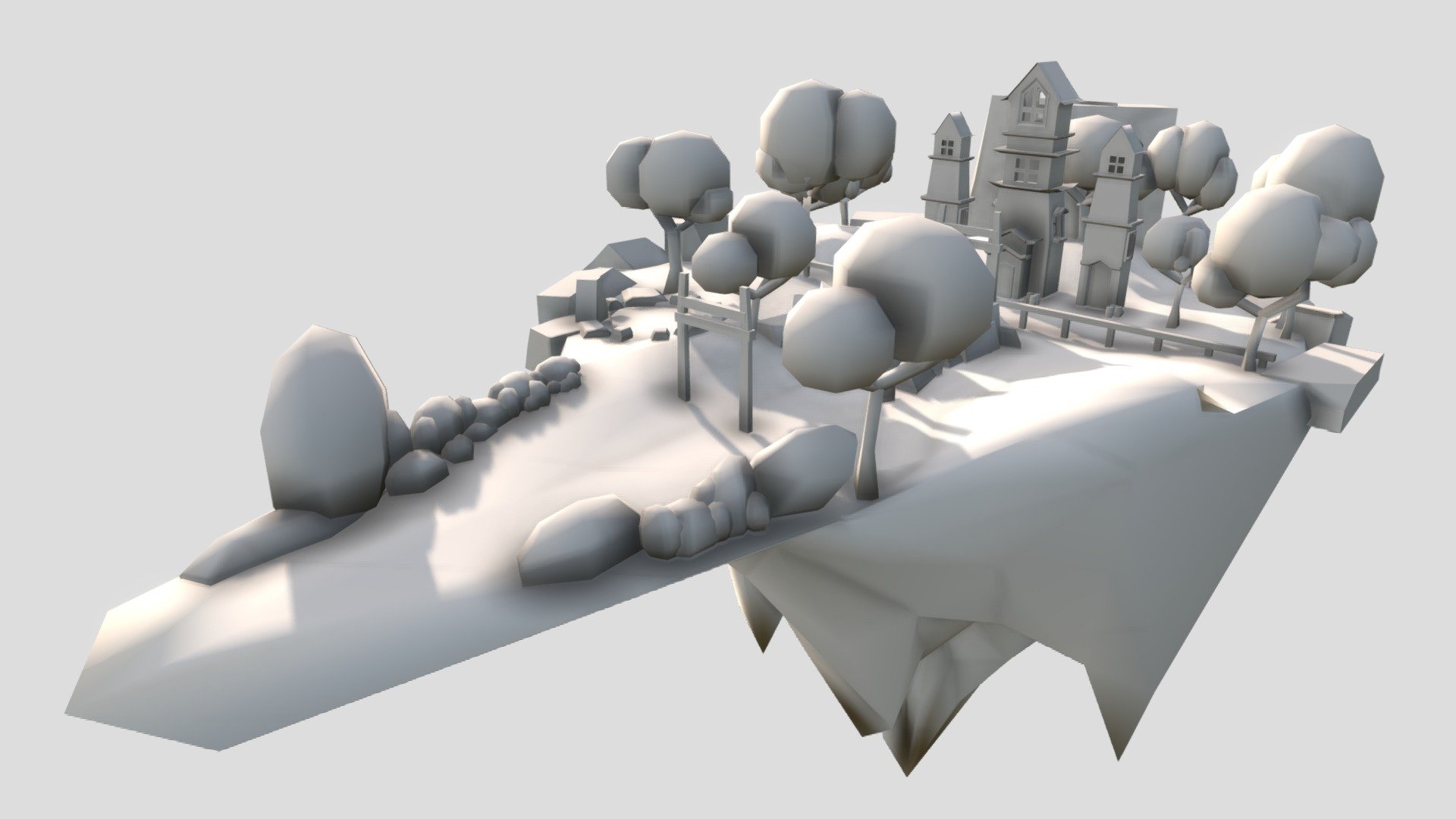 Fantasy Game Level Challenge - Buy Royalty Free 3D model by Karthik ...
