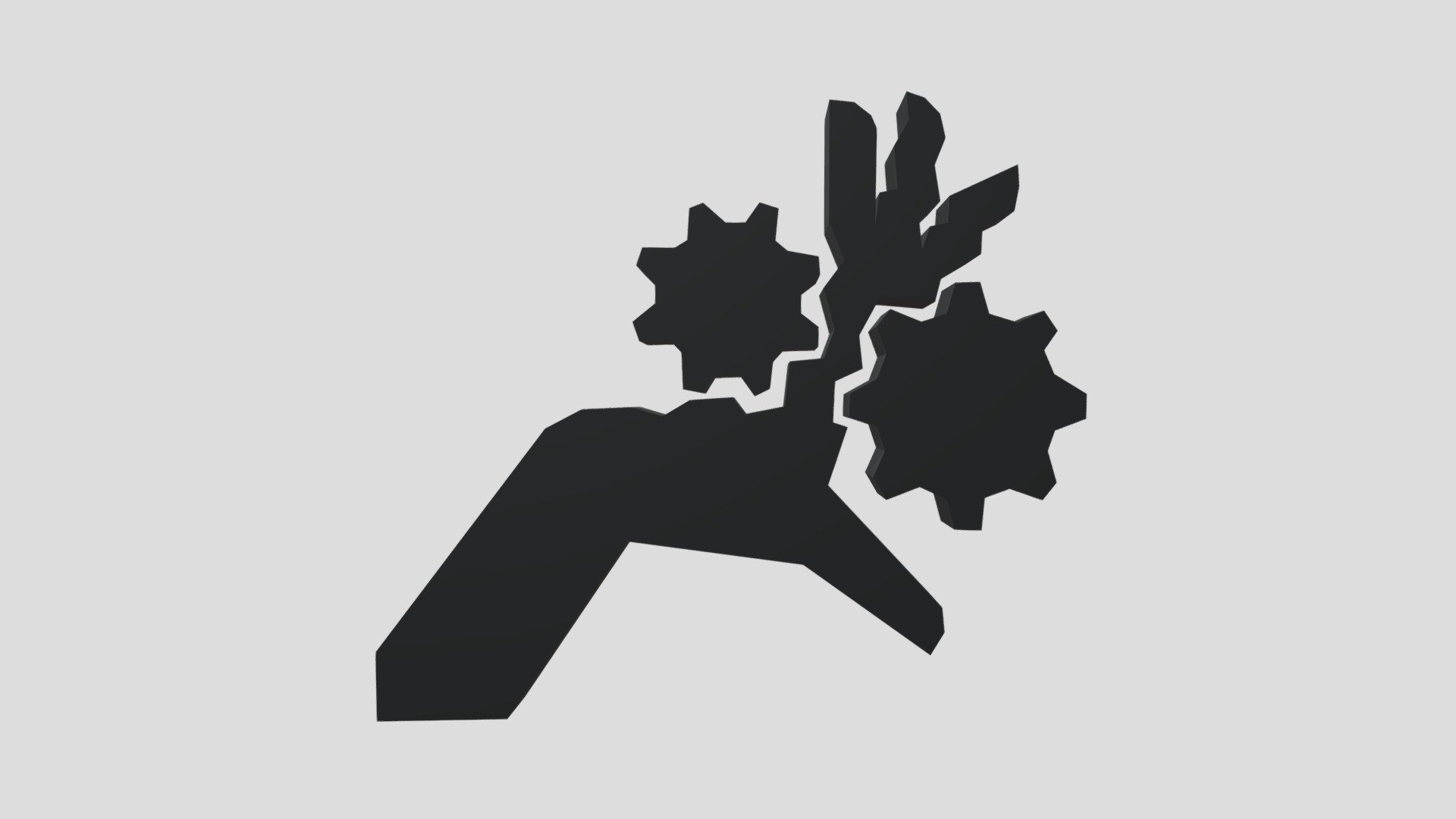Caution/Hazard Symbol: Crushing Gears - 3D model by ketchup_money80 ...