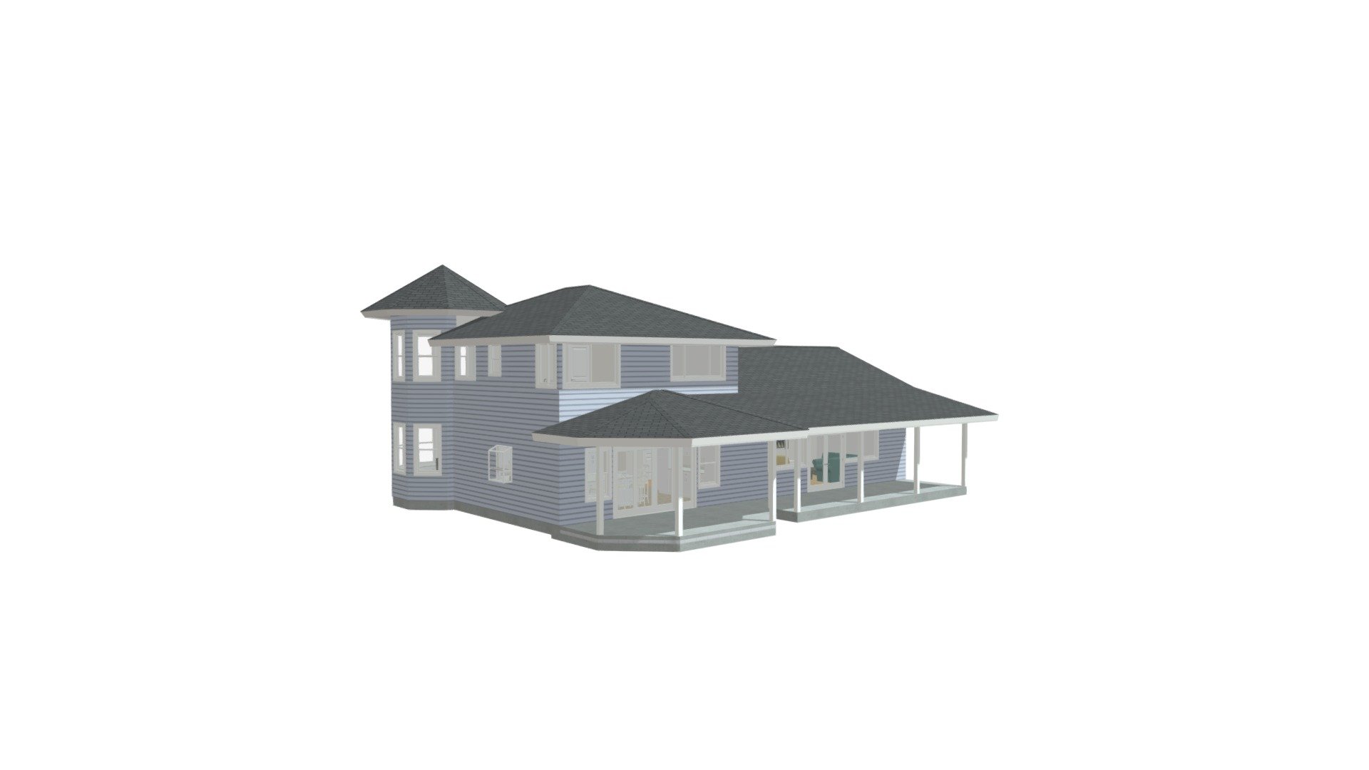 e-3 Young Main House PRELIMINARY DRAFT - 3D model by Pro Draft, Inc ...