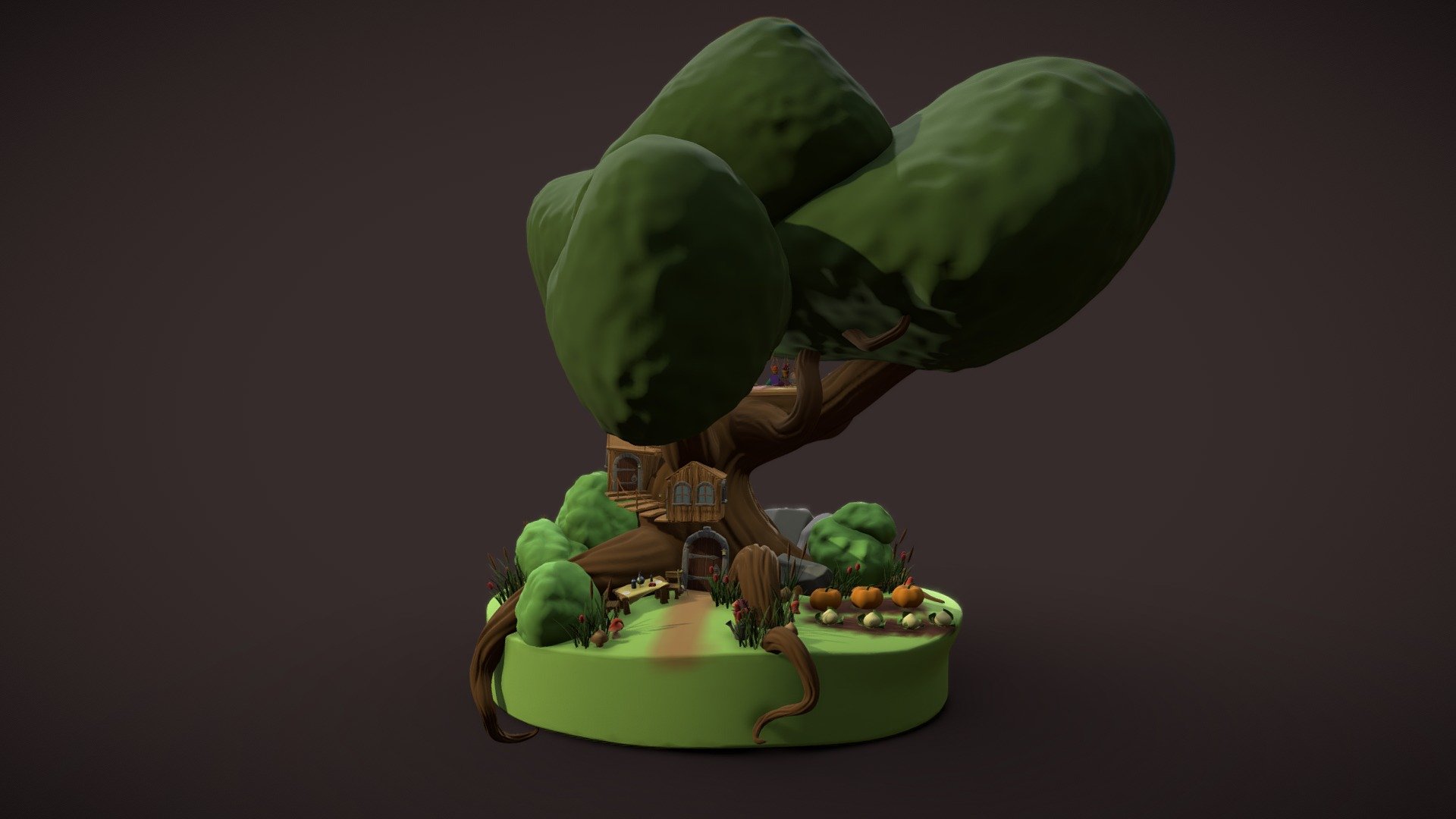 Arrietty's Tree House - 3D model by Kuhmayer Jaike (@hanameyoko ...