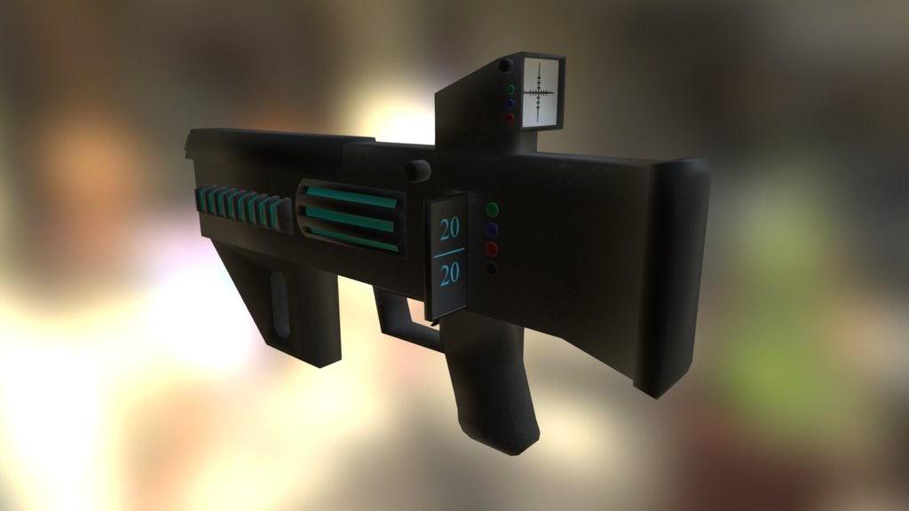 Future Laser SMG - 3D model by lgibson484 [84109c7] - Sketchfab
