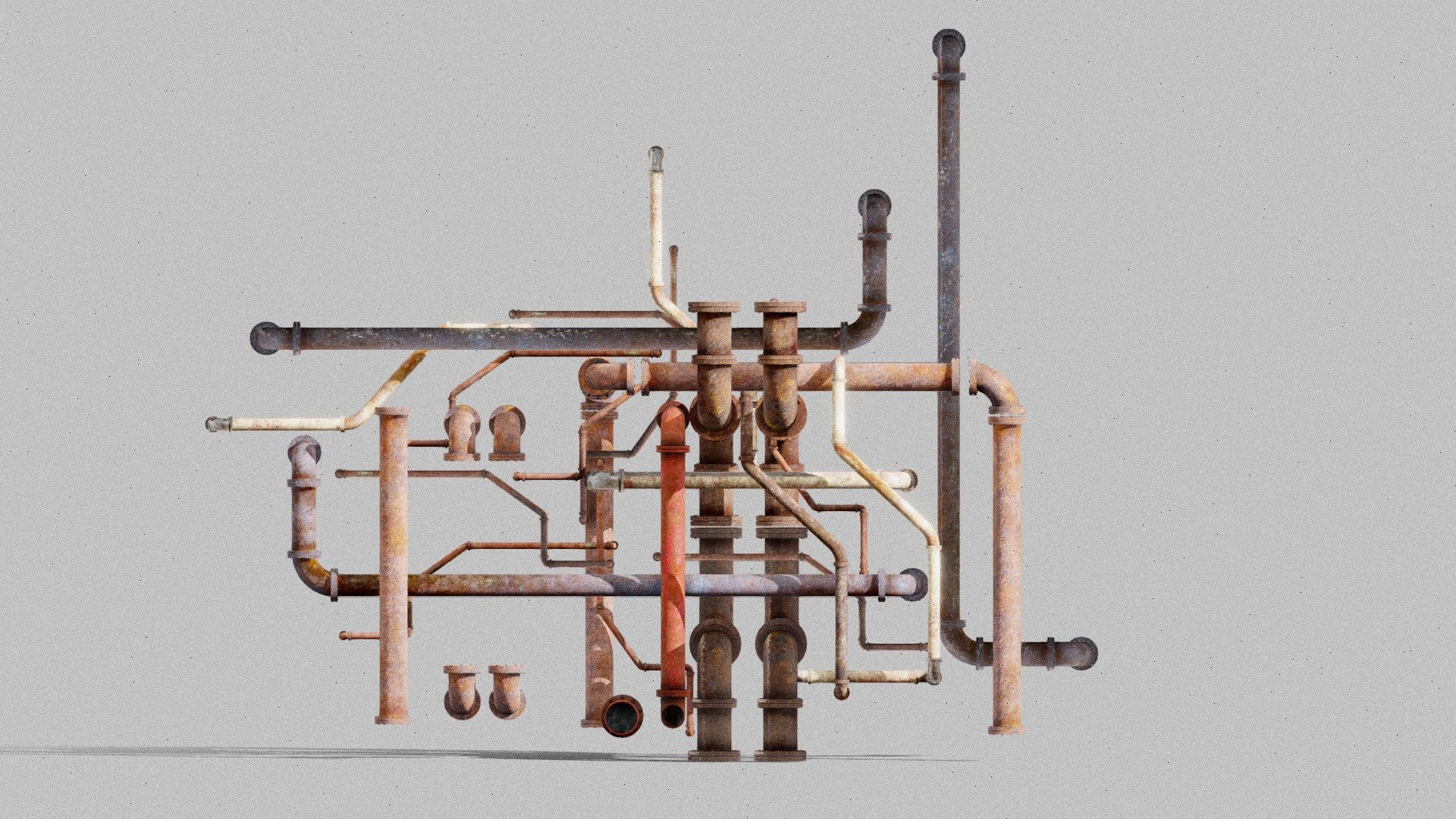 Pipes pack - Buy Royalty Free 3D model by Mkc (@ixMkc1) [8415af7 ...