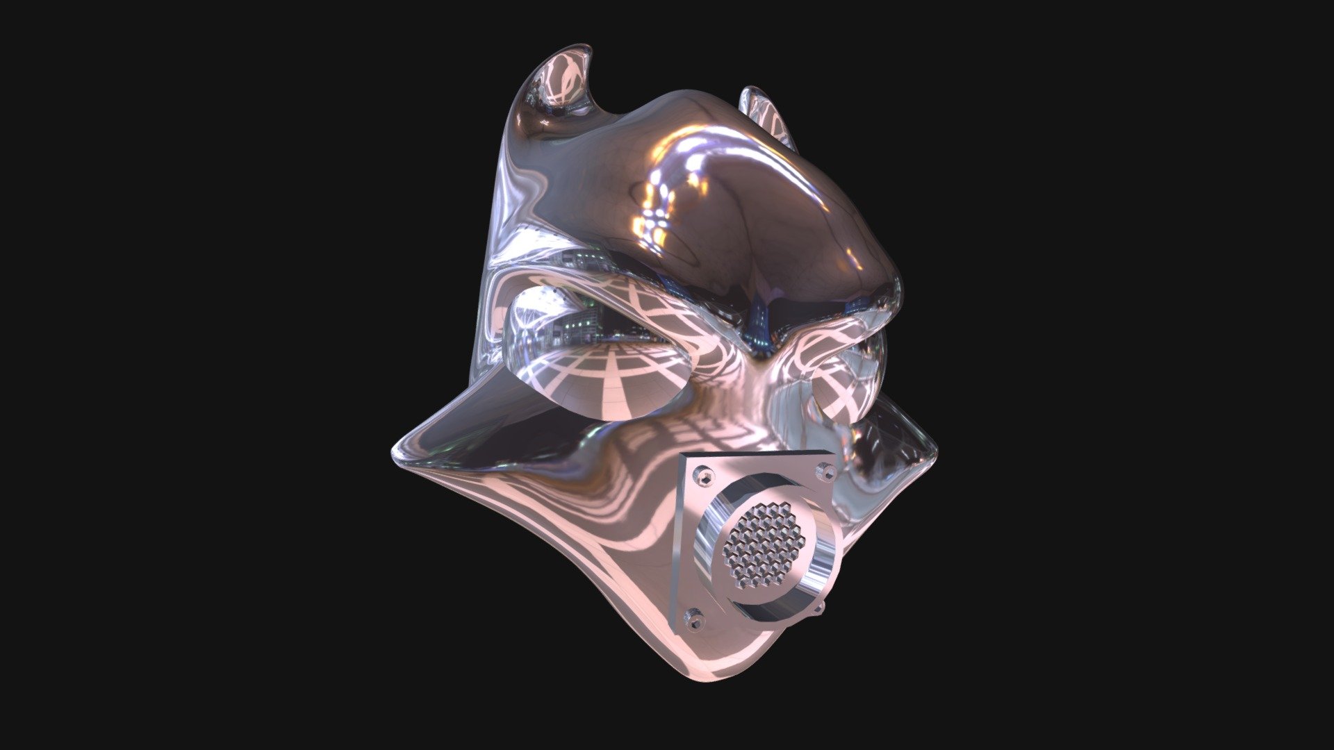 Demon Head Key Chain - 3D model by creiaskeera [8416979] - Sketchfab