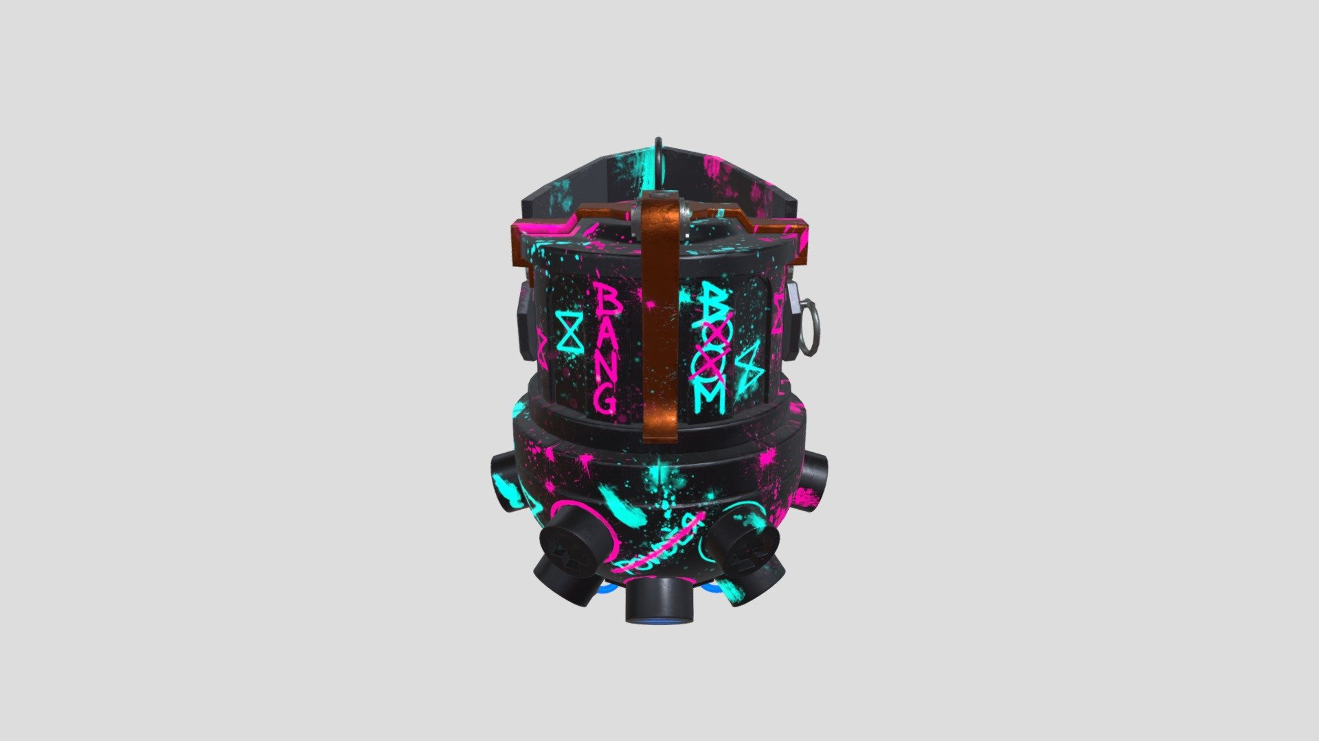 Jinx Grenade - 3D model by mengue [8417aab] - Sketchfab