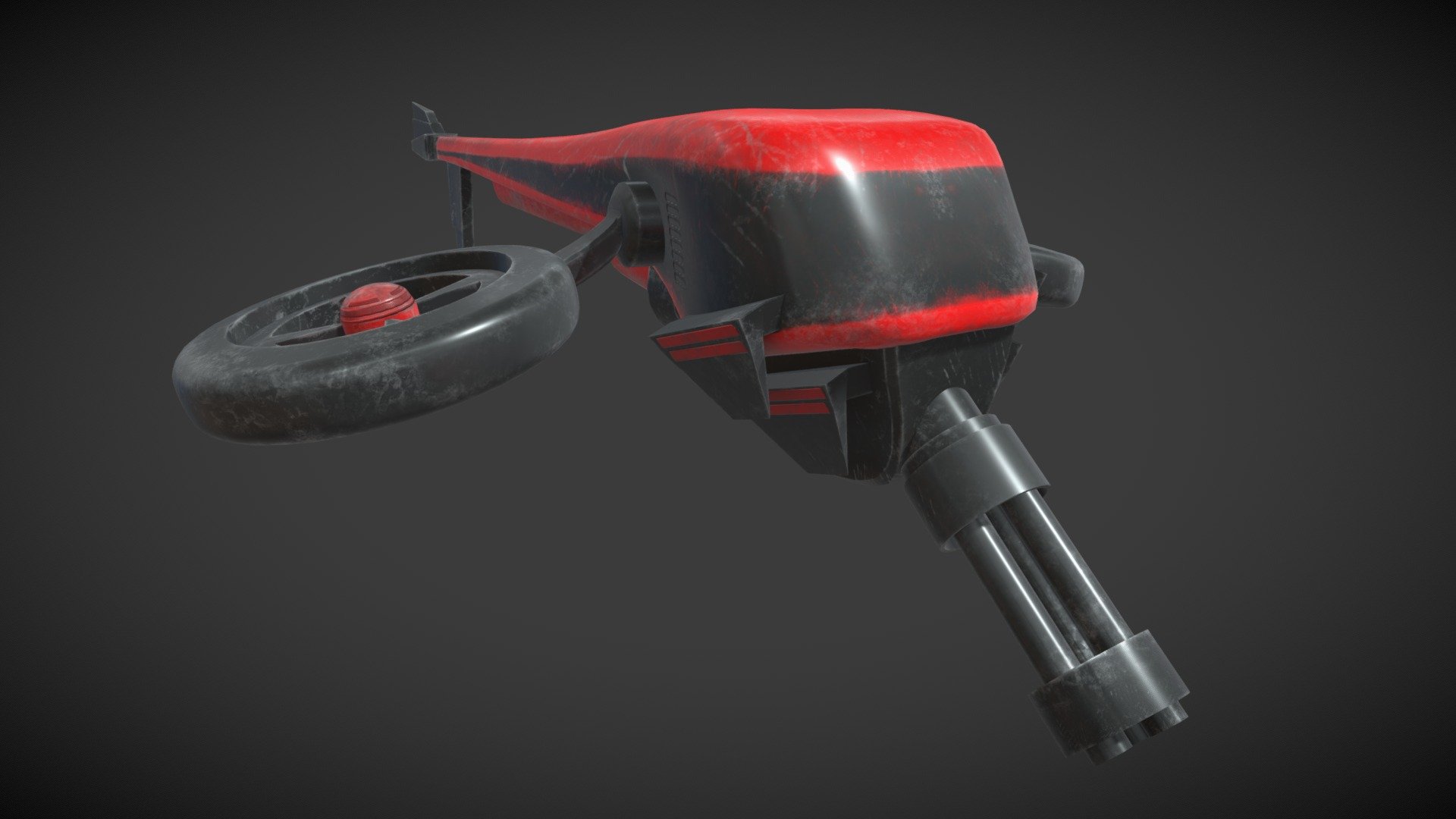 Dron weapon fly cyberpunk - 3D model by DaniUbeda [84182cc] - Sketchfab