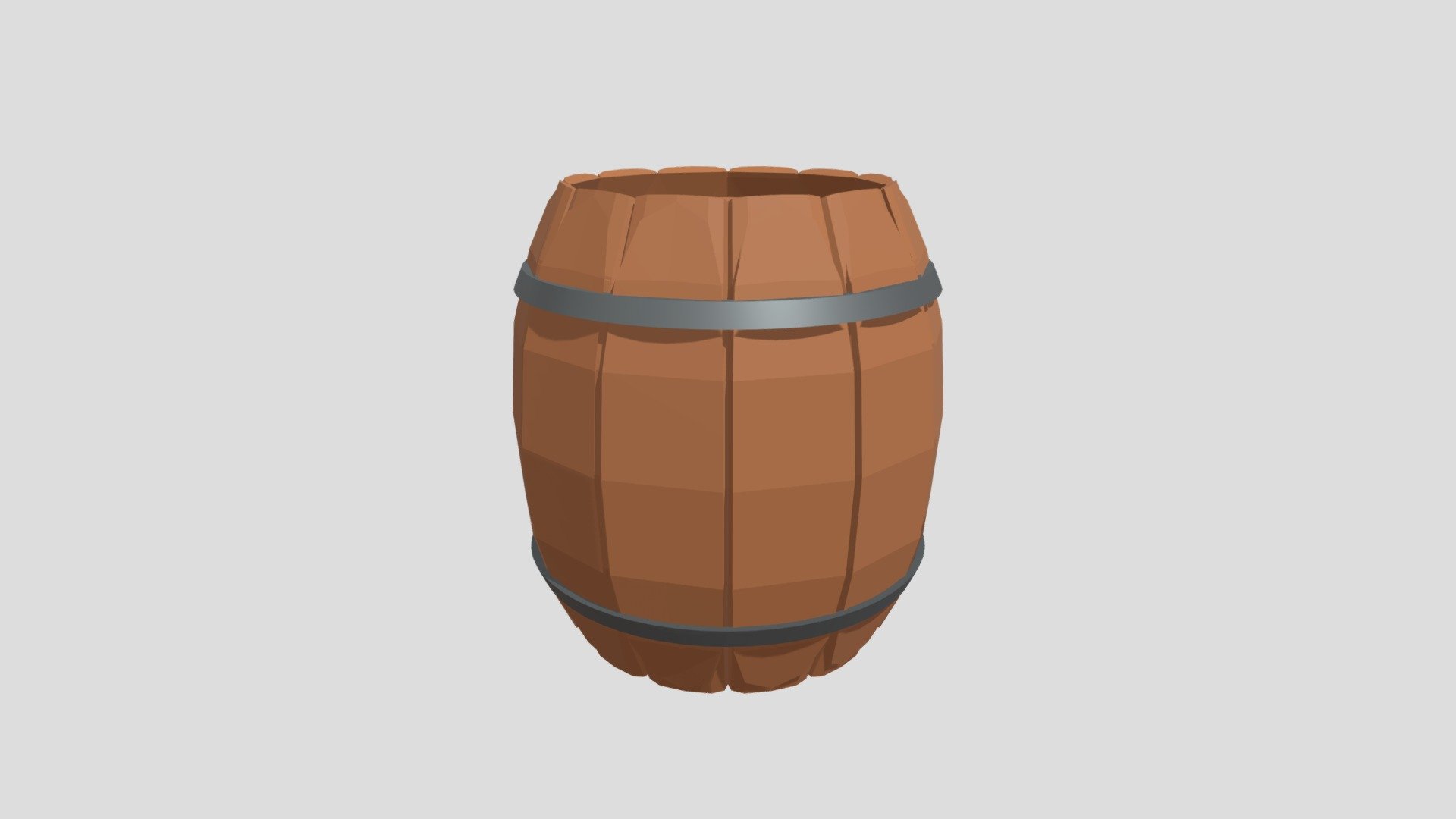 Simple barrel - Download Free 3D model by TechTicko [8418946] - Sketchfab