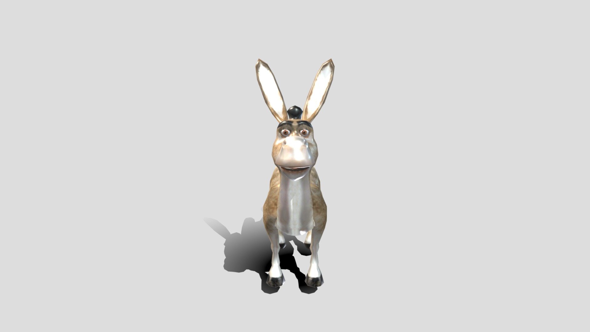 PC_ Computer_-_ Shrek_2_-_ Donkey - Download Free 3D model by ...