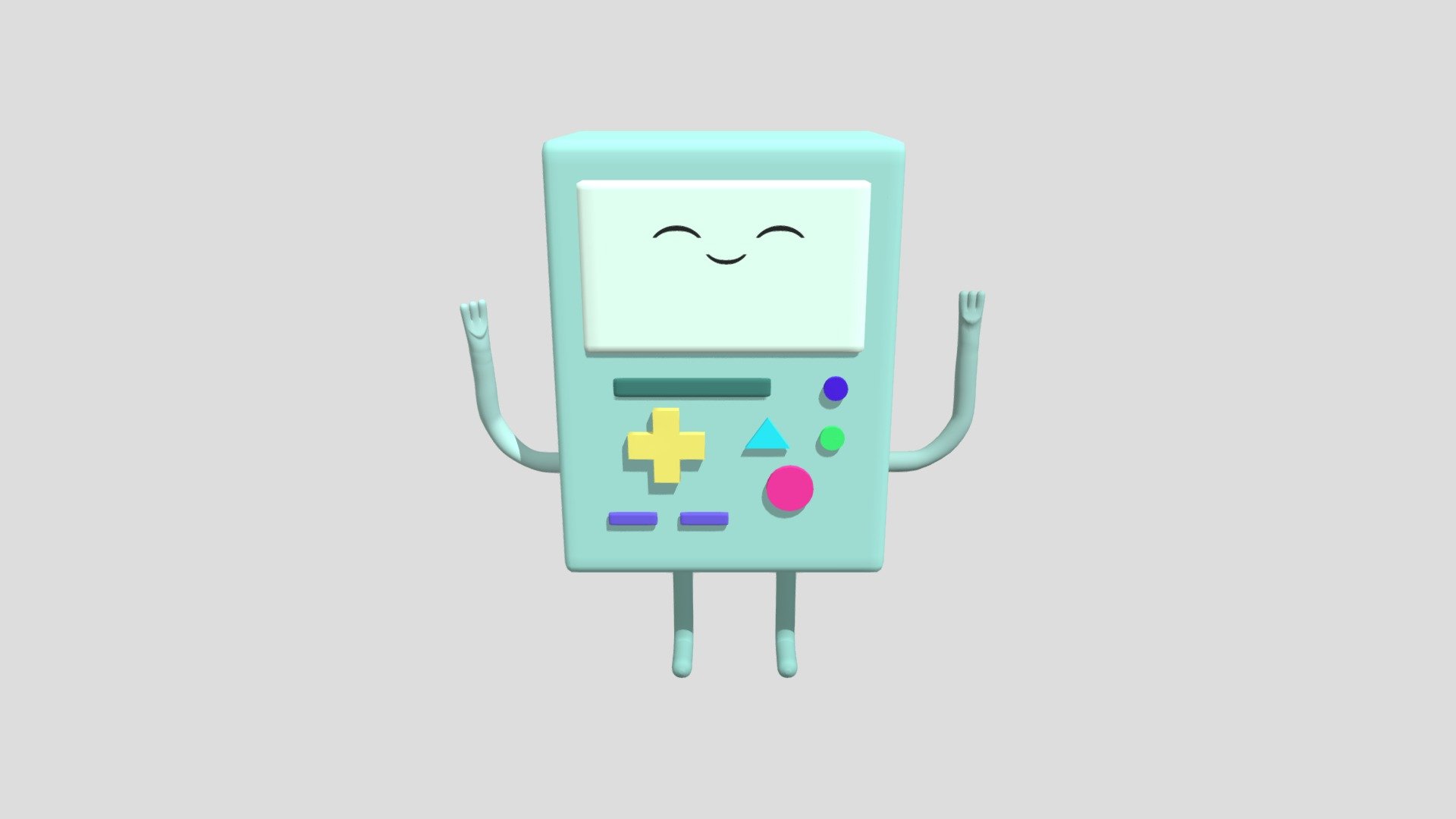 BMO Character Model - 3D model by jgulick [841a2a0] - Sketchfab