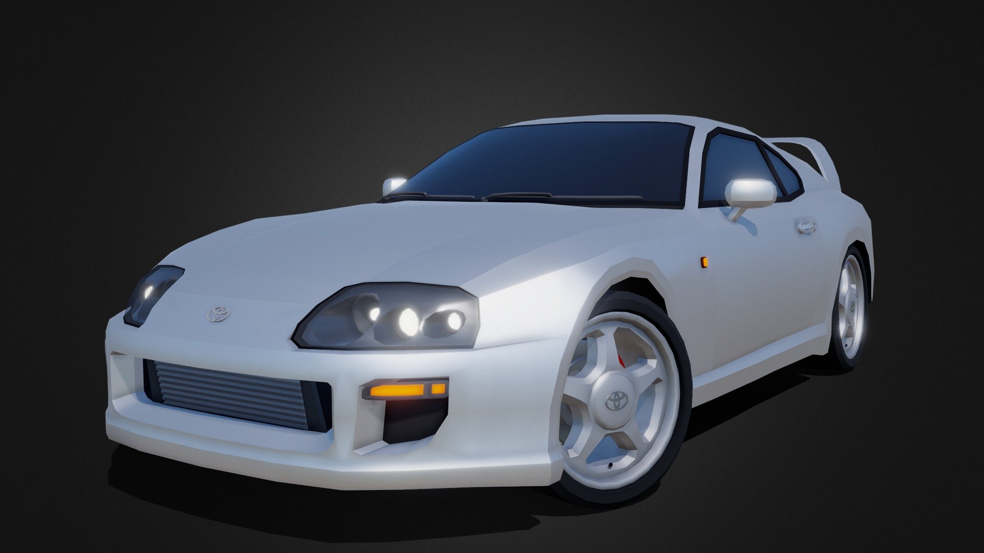 Toyota Supra - 3D model by Ilya (@delovoy_ilyxa) [841a4ba] - Sketchfab