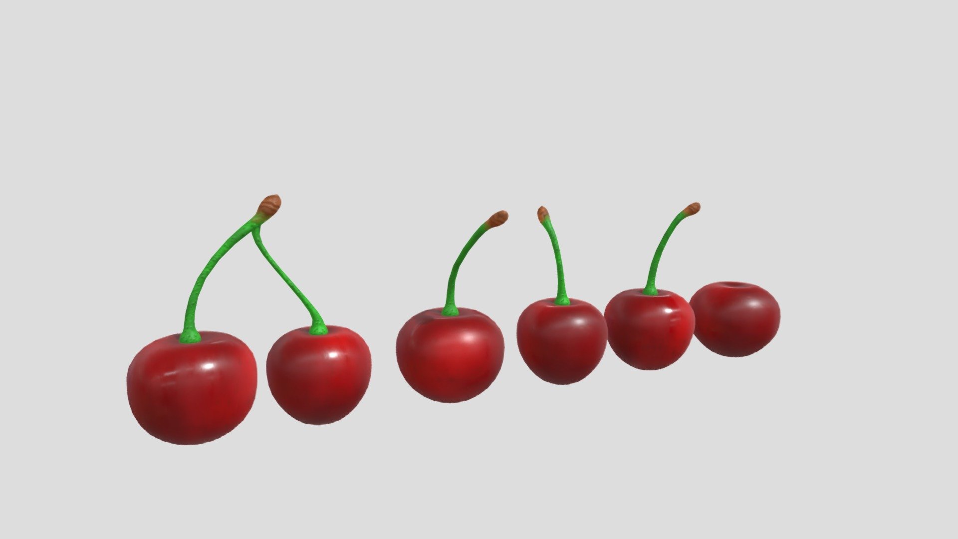 Cherries - Download Free 3D model by ¡Jacques (@iJacques) [841ac46 ...