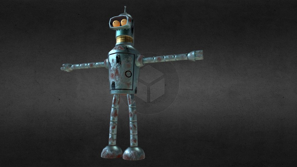 Bender - 3D model by Oldhan (@partypie1230) [841d00d] - Sketchfab