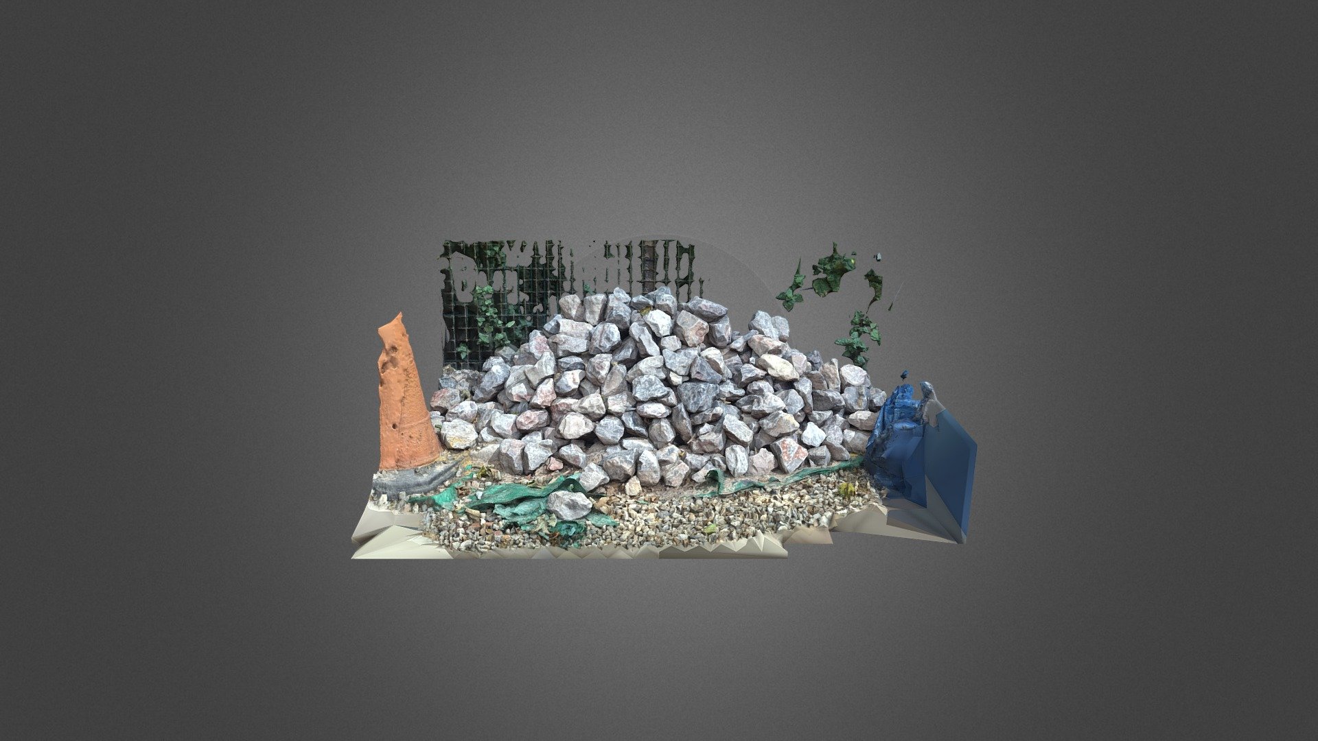 Construction site Rock Pile - 3D model by DAC Photoscan (@DACPhotoscans ...