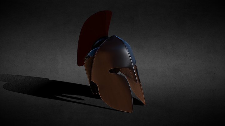 Spartan-helmet 3D models - Sketchfab