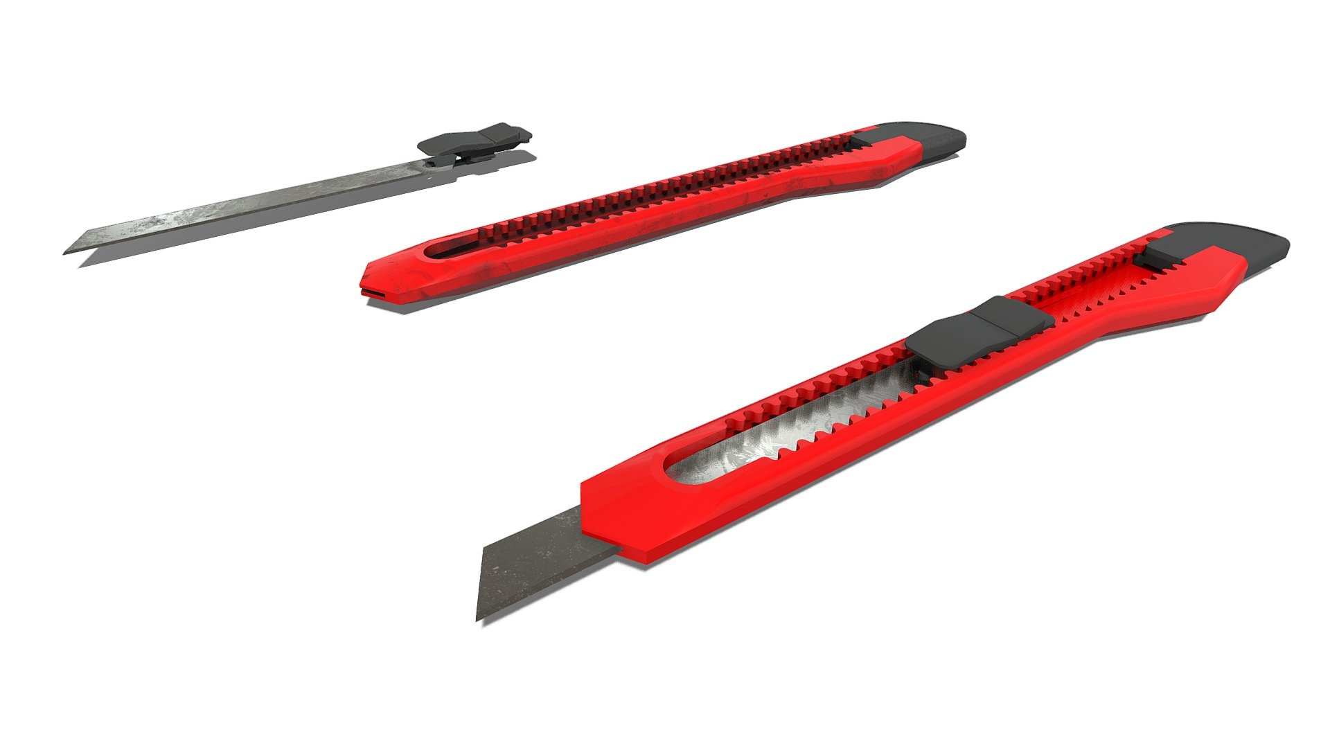 Retractable Craft Knife - Buy Royalty Free 3D model by Studio Lab ...
