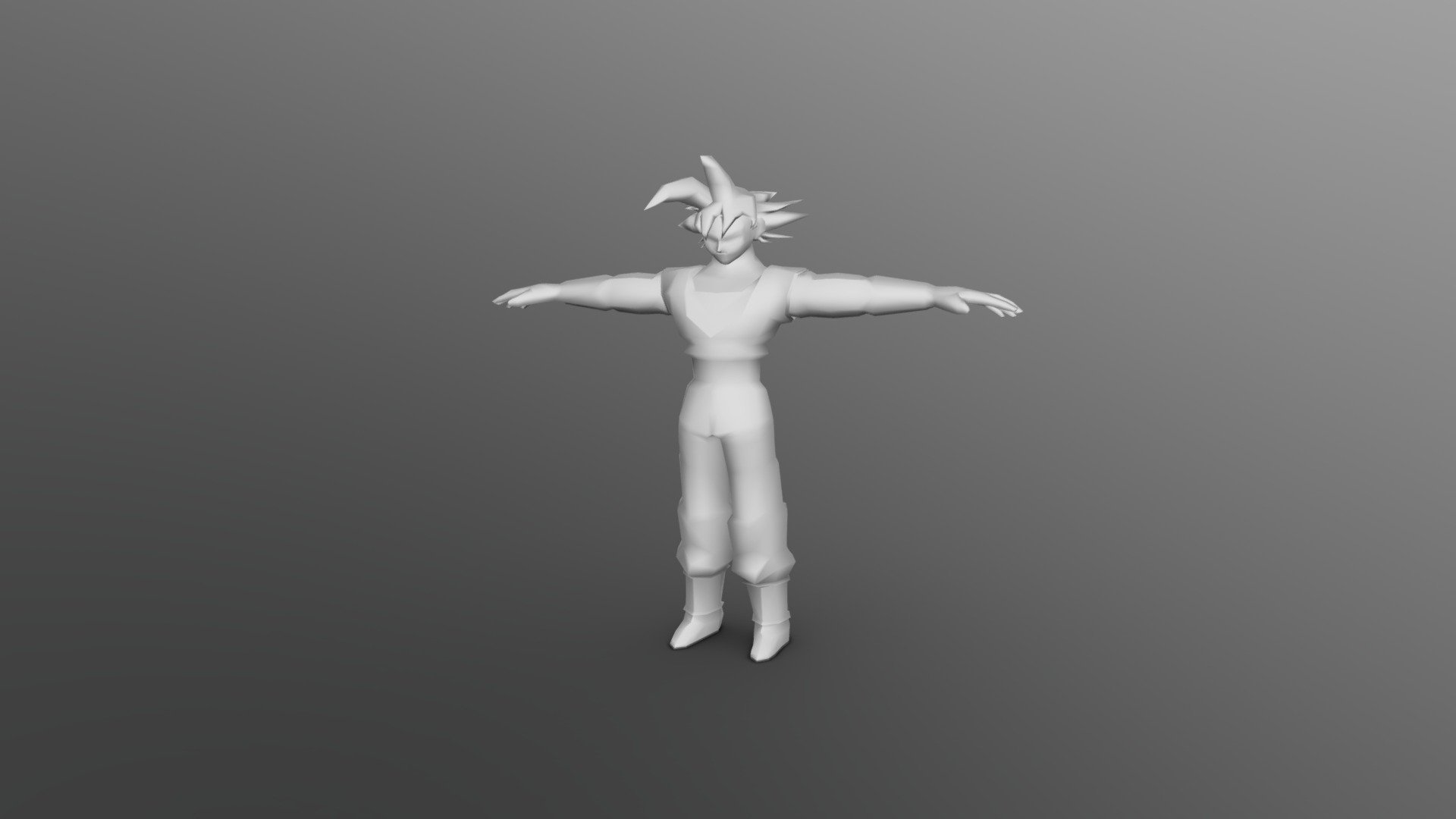 Goku- Modle - 3D model by wayne0063 [84206c6] - Sketchfab