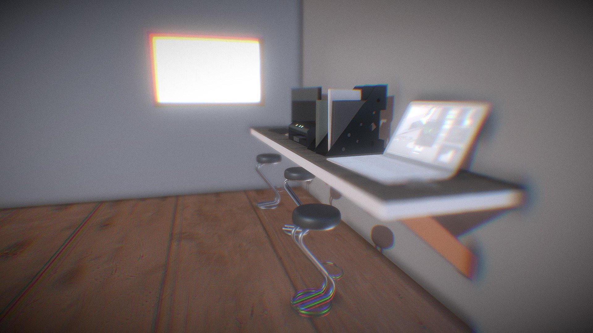 BlenderArtistsDesk - 3D model by JoeGuy5 [84225f5] - Sketchfab