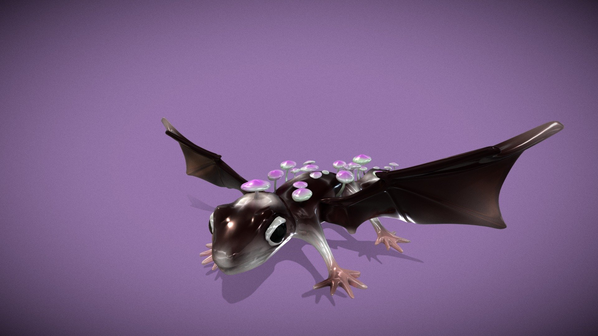 mushroom gecko basic model - Download Free 3D model by gecko lover ...