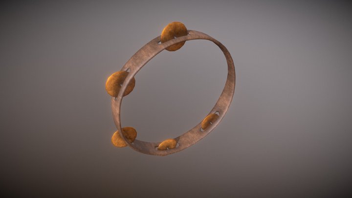 Tambourine 3D models - Sketchfab