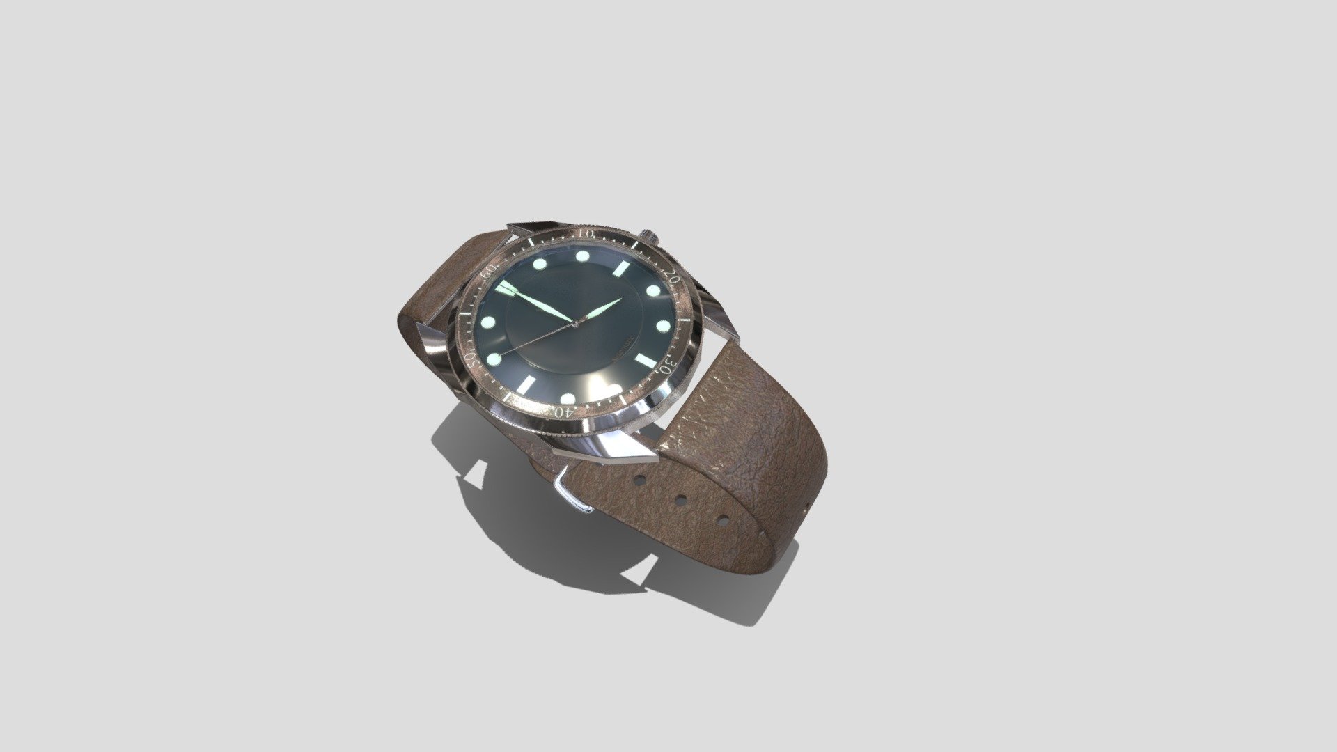 Detailed Watch - 3D model by HarlWise [842496c] - Sketchfab