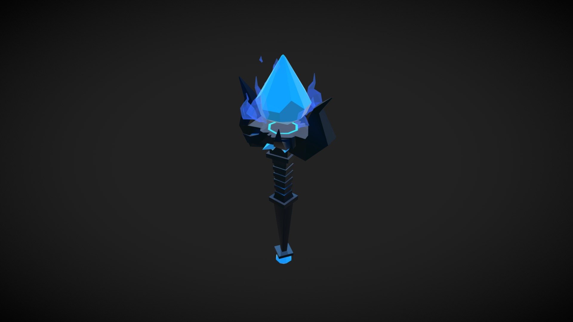 Magic staff - 3D model by vysana [84266d3] - Sketchfab