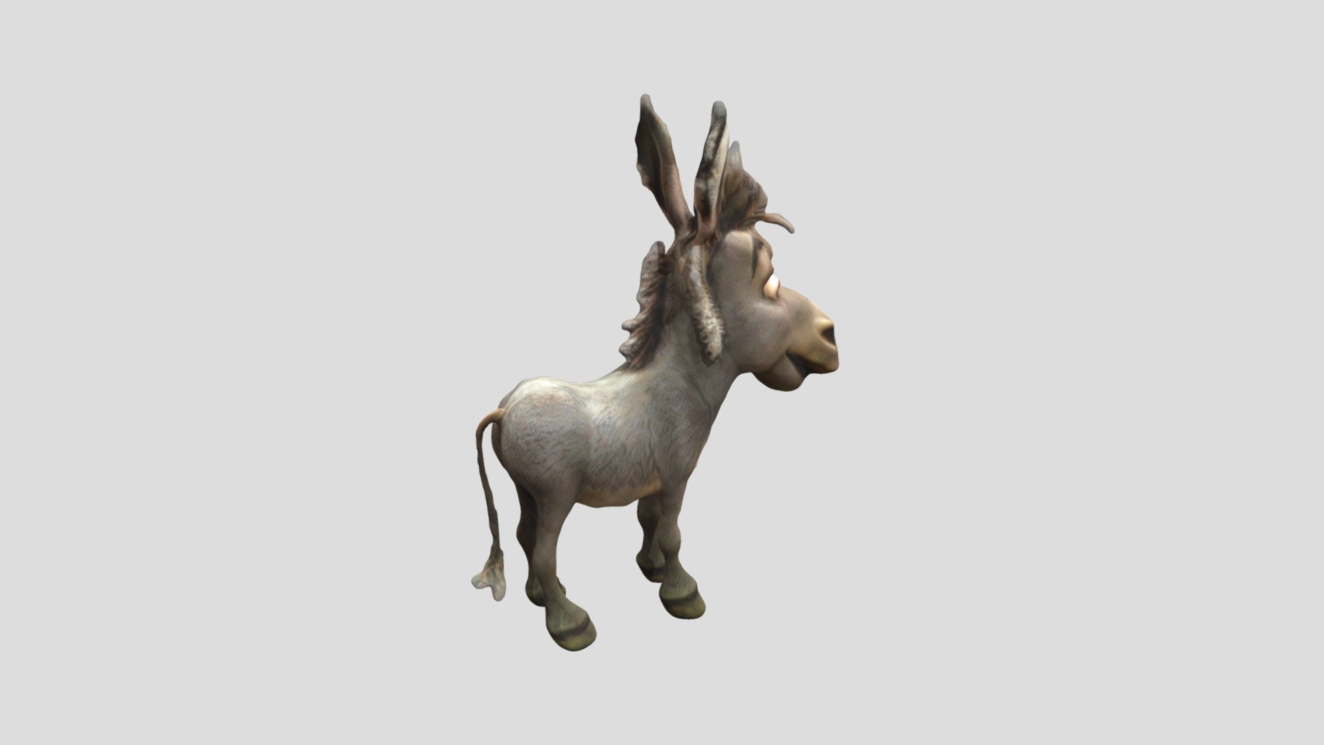 A donkey - Download Free 3D model by stefanorivera [84268b6] - Sketchfab
