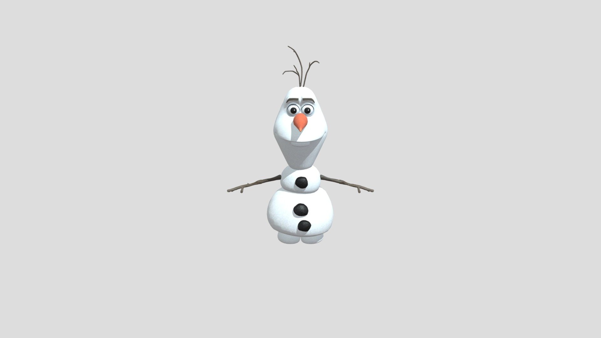 Olaf - Download Free 3D model by TheSitthikorn [8426aa8] - Sketchfab